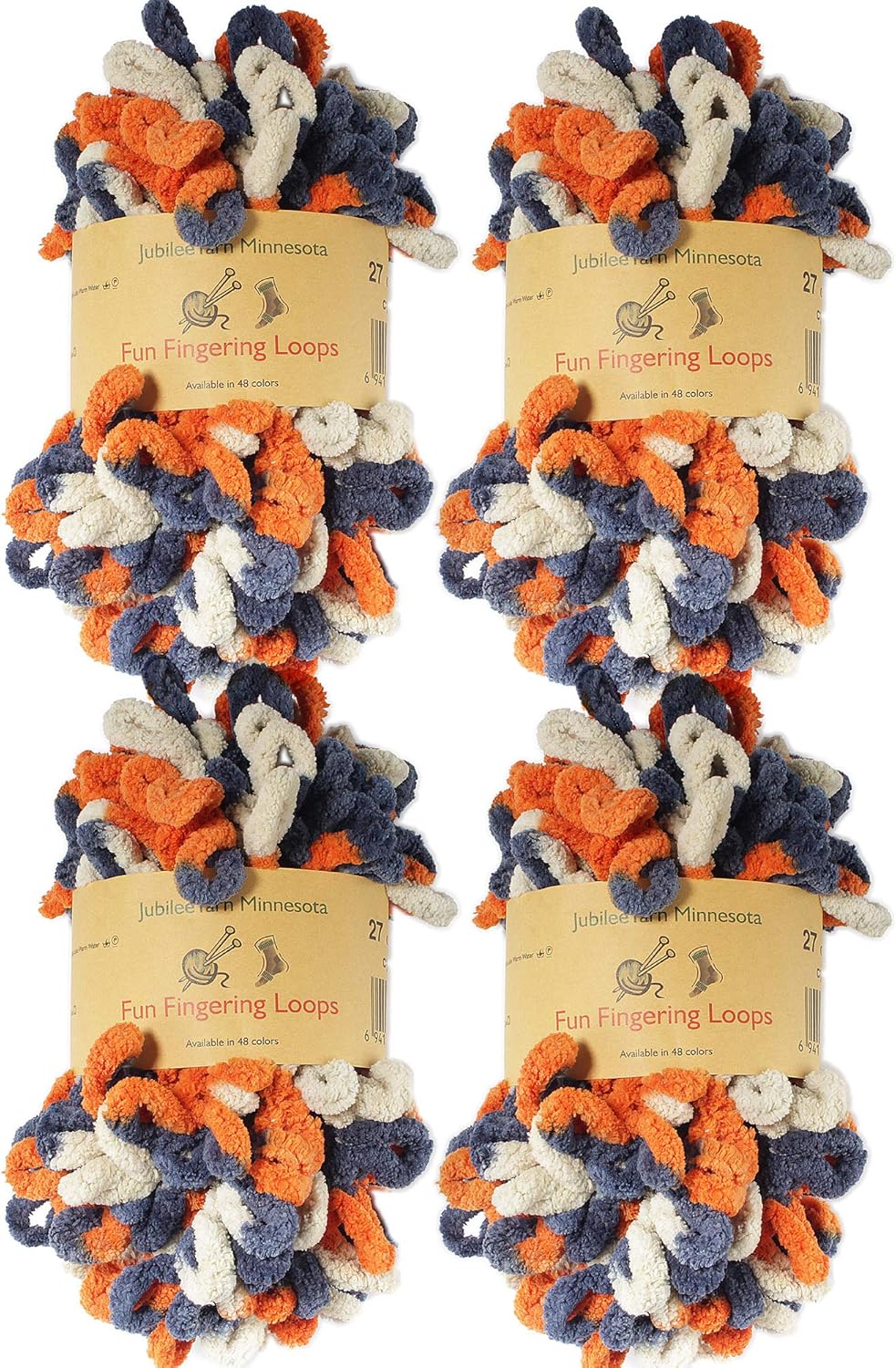 Amazon.com : JubileeYarn Fun Finger Loops Yarn - Polyester Jumbo Weight ...