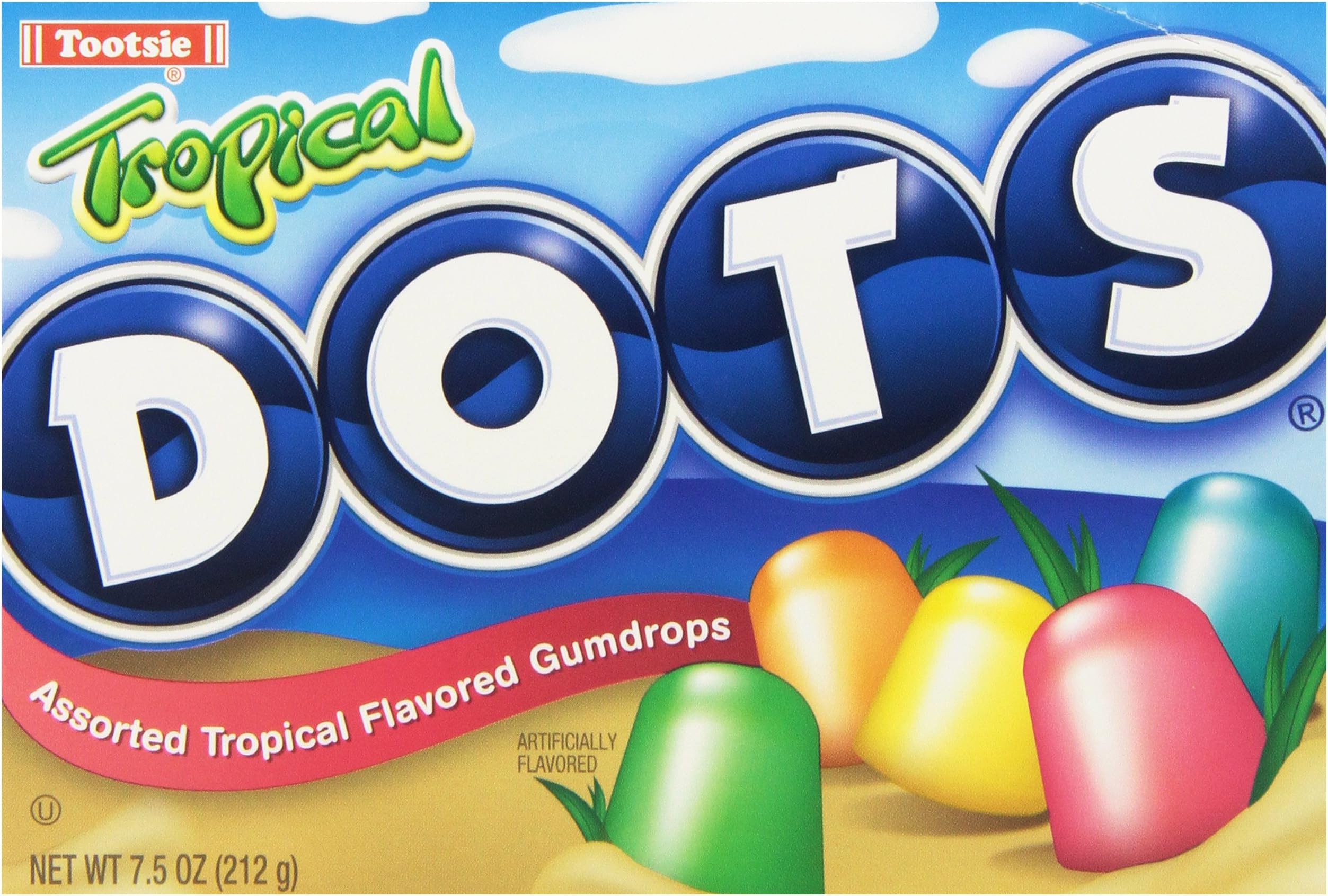 Amazon.com : Tropical Dots Assorted Flavor Gumdrops, 6.5 oz : Grocery ...