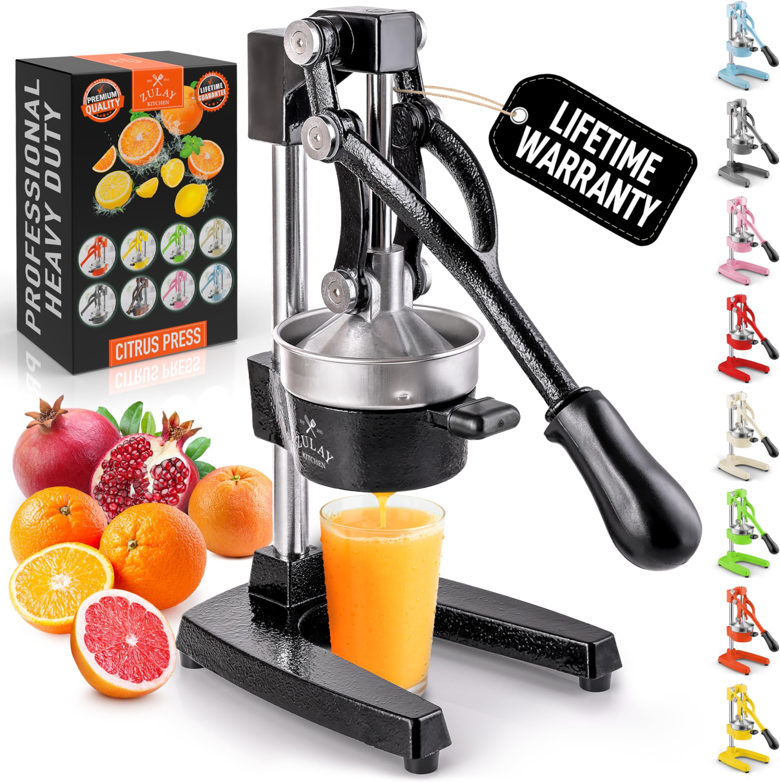 Amazon.com: Manual Juicer Press, Hand Press Juicer Machine, Heavy Duty Manual Orange Juicer ...