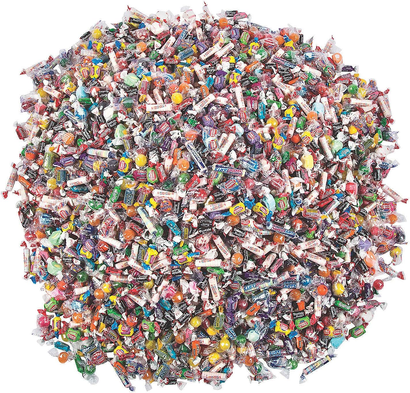 Amazon.com: Fun Express 3000 Assorted Variety Bulk Candy Individually ...