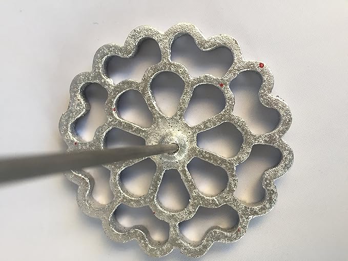 Amazon.com: MEXIMART Mexican Rustic Aluminum Bunuelera with Wood Handle ...