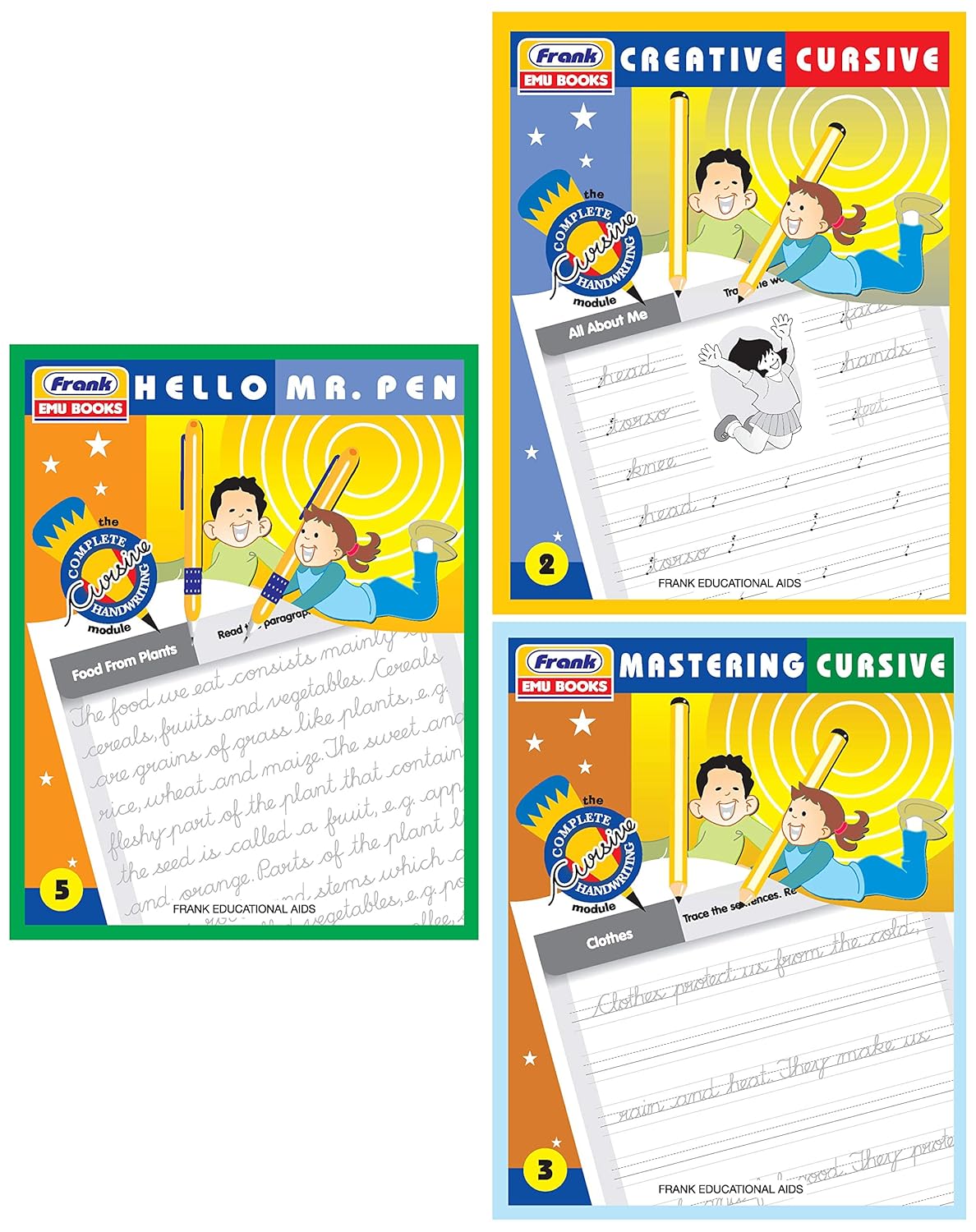 Frank EMU Books The Complete Cursive Handwriting Module 5 - Hello Mr ...