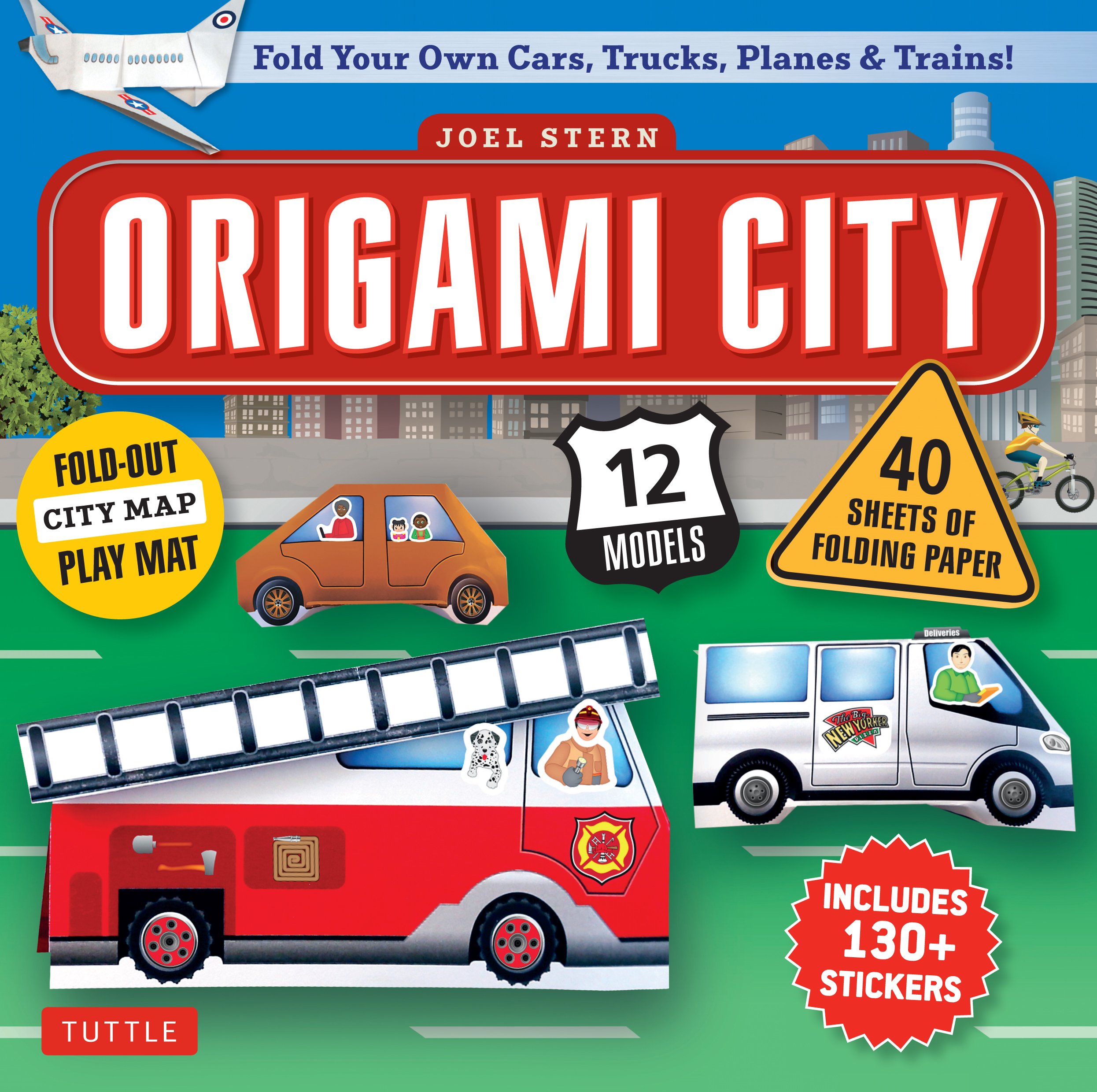 Amazon.com: Origami City Kit: Fold Your Own Cars, Trucks, Planes ...