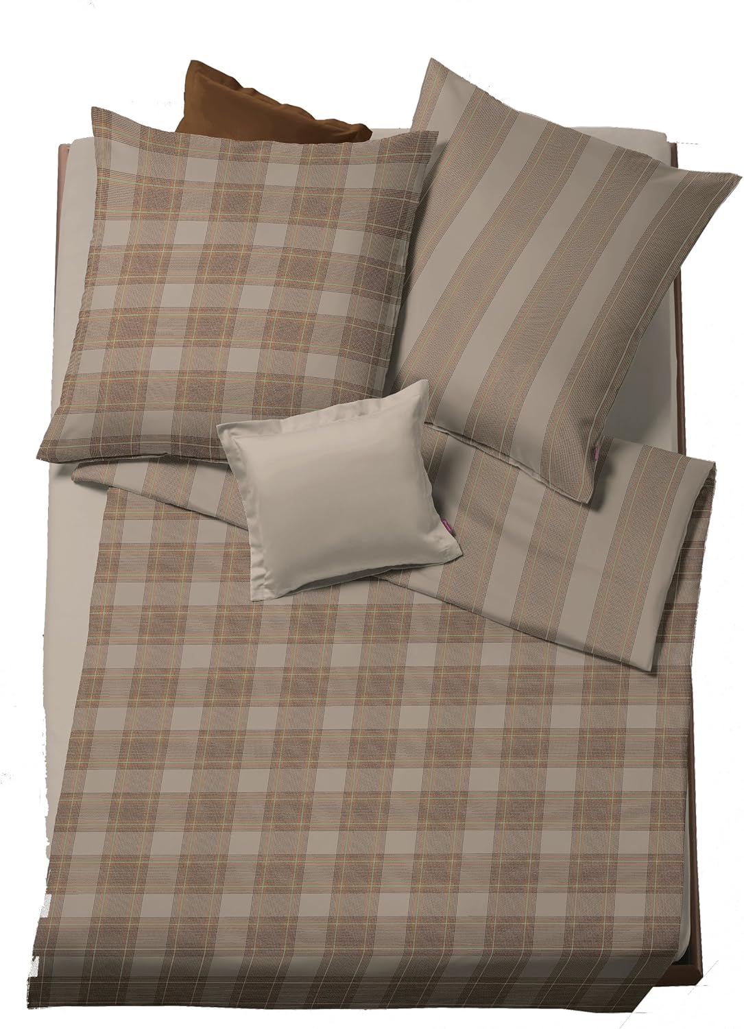 fleuresse lech 602488/7 Flanell-Bettwäsche 155 x 220 + 80 x 80 cm ...