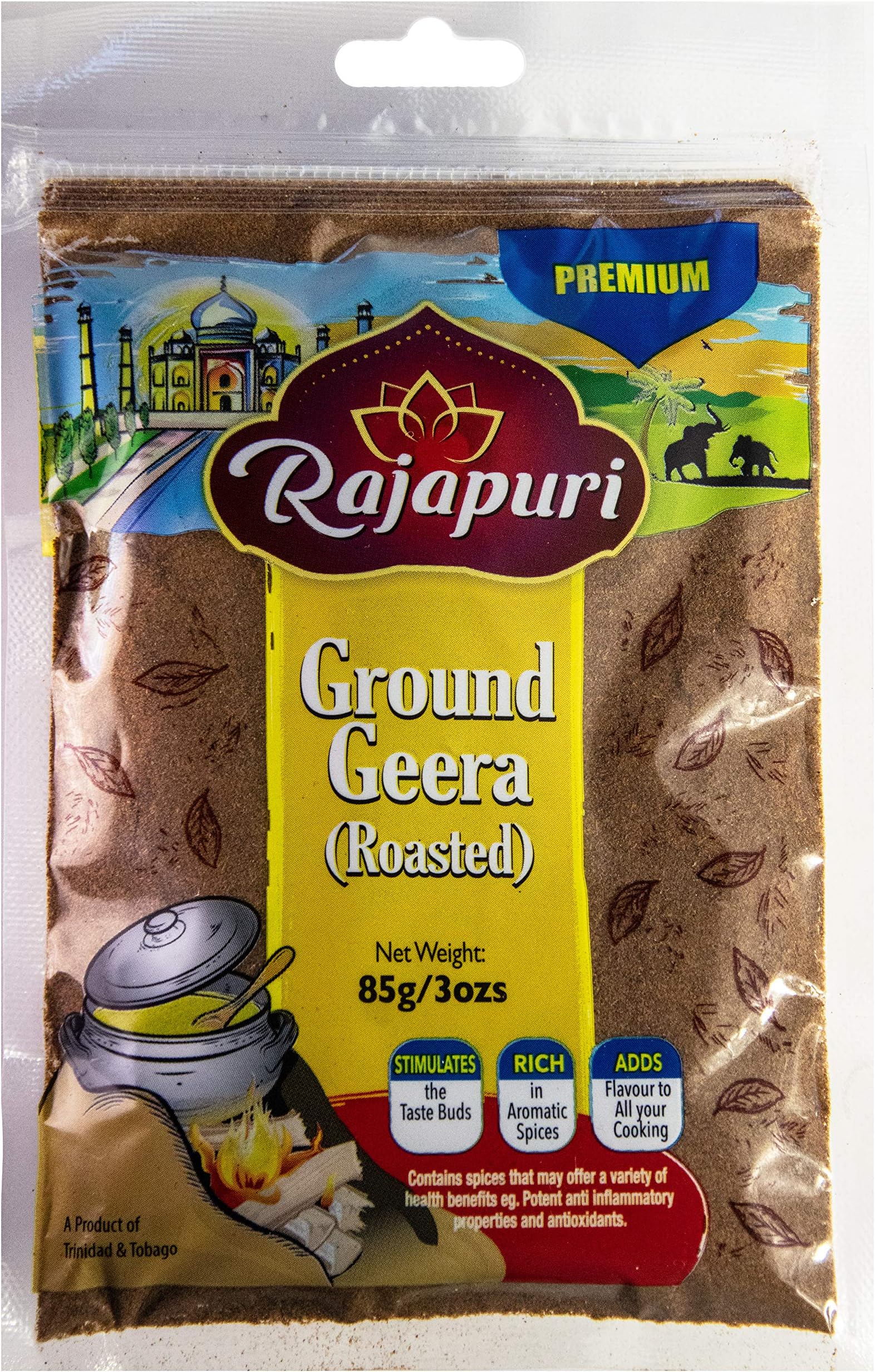 Amazon.com : Chief Roasted Geera Ground Cumin Seeds 230g, 8.1 Oz ...