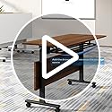 Amazon.com: Conference Table for 2-10 People,6FT Rolling Meeting ...
