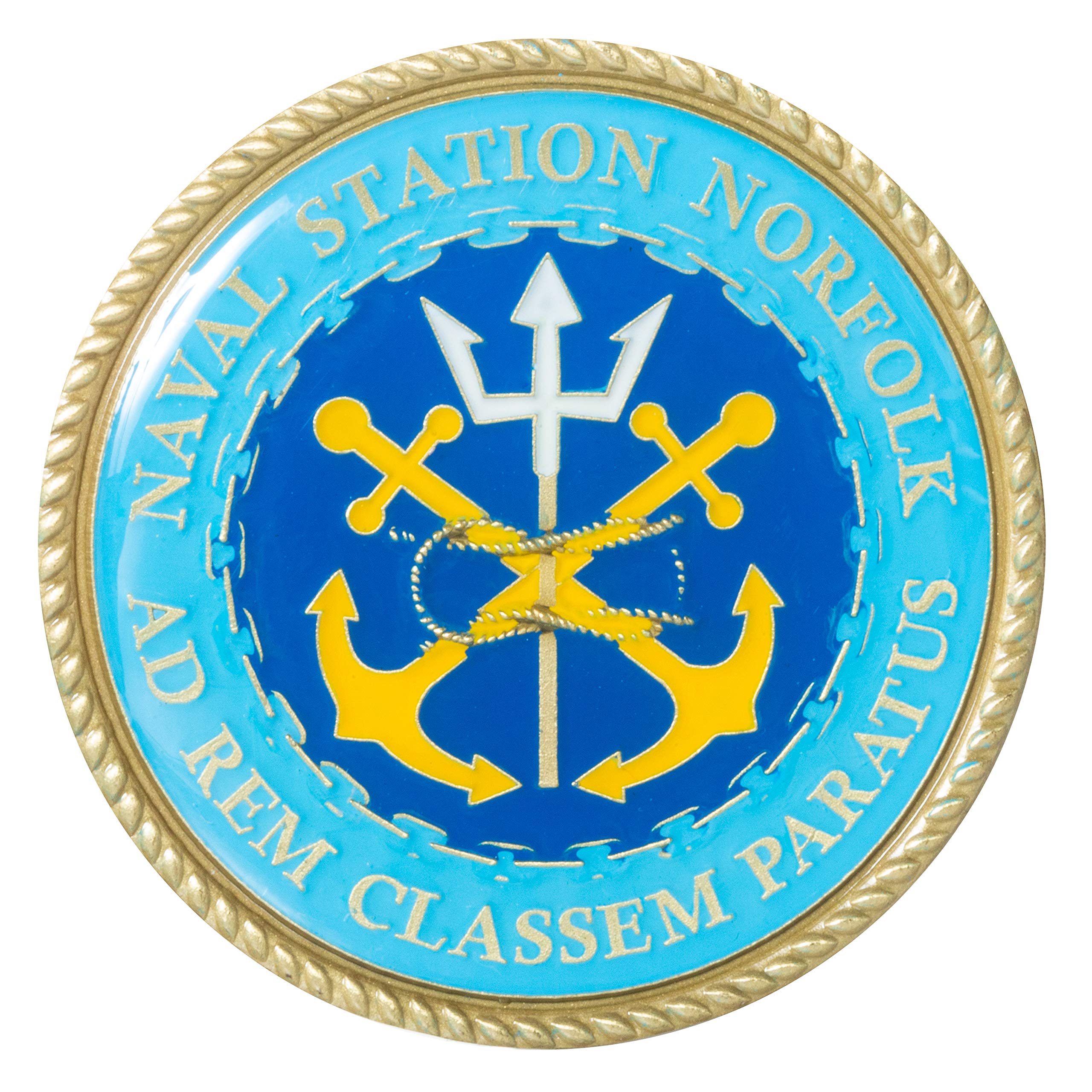 Amazon.com: United States Navy Naval Station Norfolk Challenge Coin ...