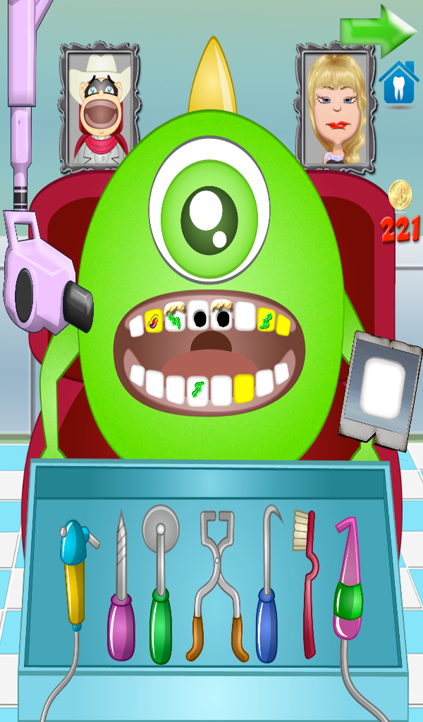 Flappy Monster Celebrity Dentist Office - Fun Virtual Kids Nurse and ...