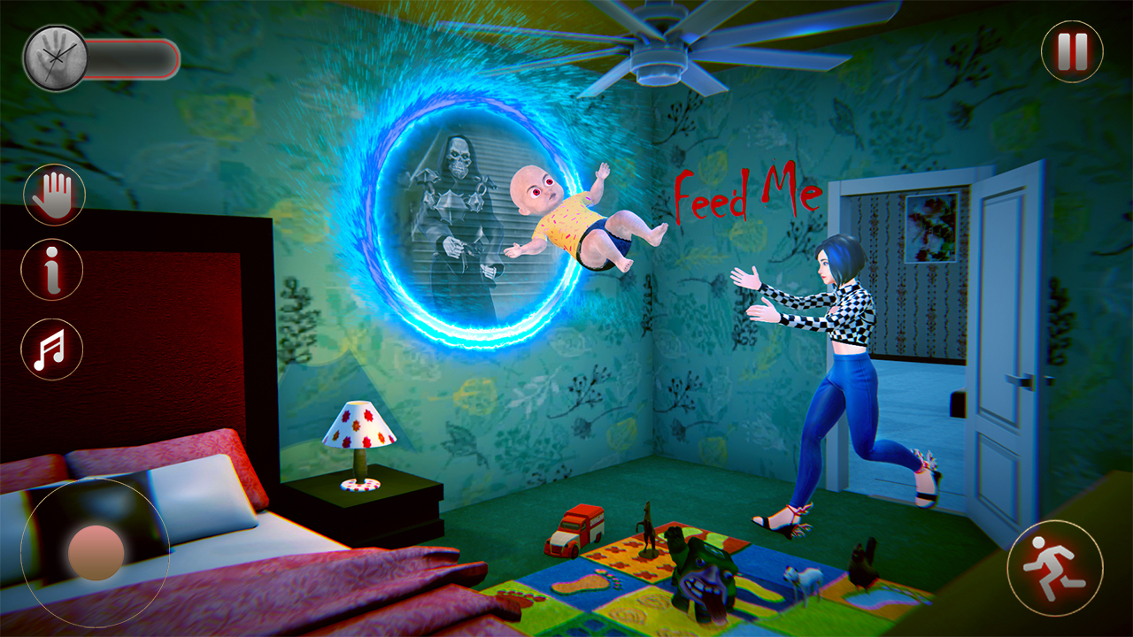 Scary Baby in Horror Yellow House – Scary Granny Baby Survival ...