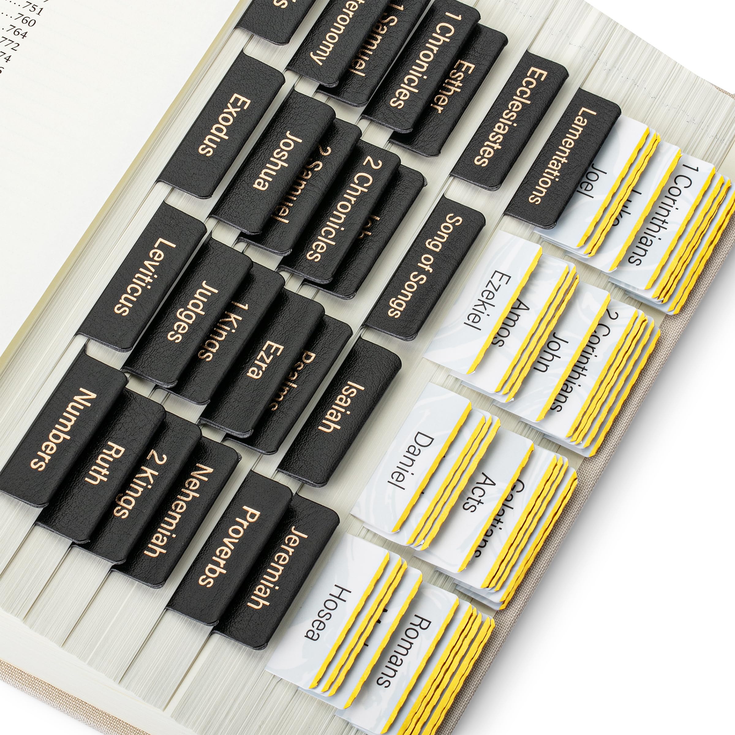 Amazon.com : Mr. Pen- Leather Bible Tabs, 160 Tabs, Laminated Bible ...