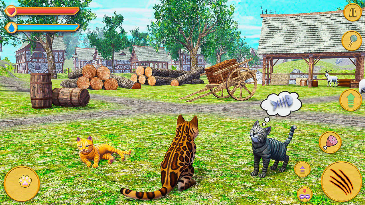 Little Kitty Cat Simulator Games 3D: Big Cat Games Simulator 2024 - App ...