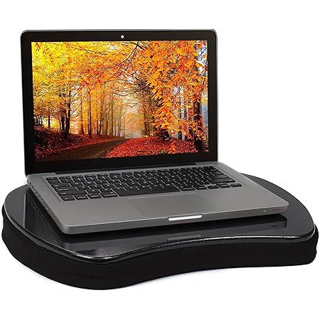 Amazon.com: Sofia + Sam All Purpose Lap Desk (Wood top) with Memory Foam – Work from Home ...