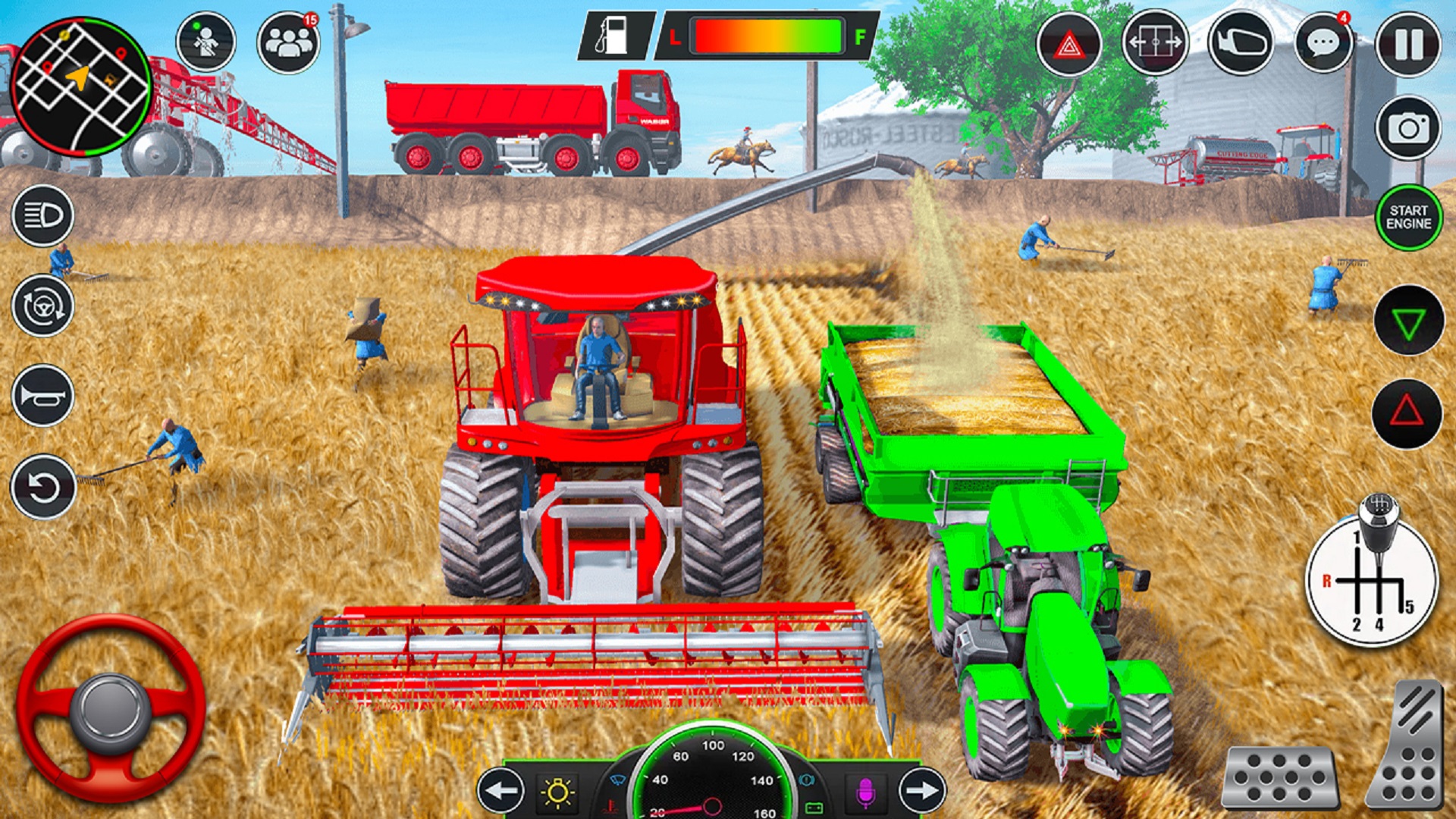 Big Farming Tractor Games 3D Tractor Simulator : Tractor Driving Games ...