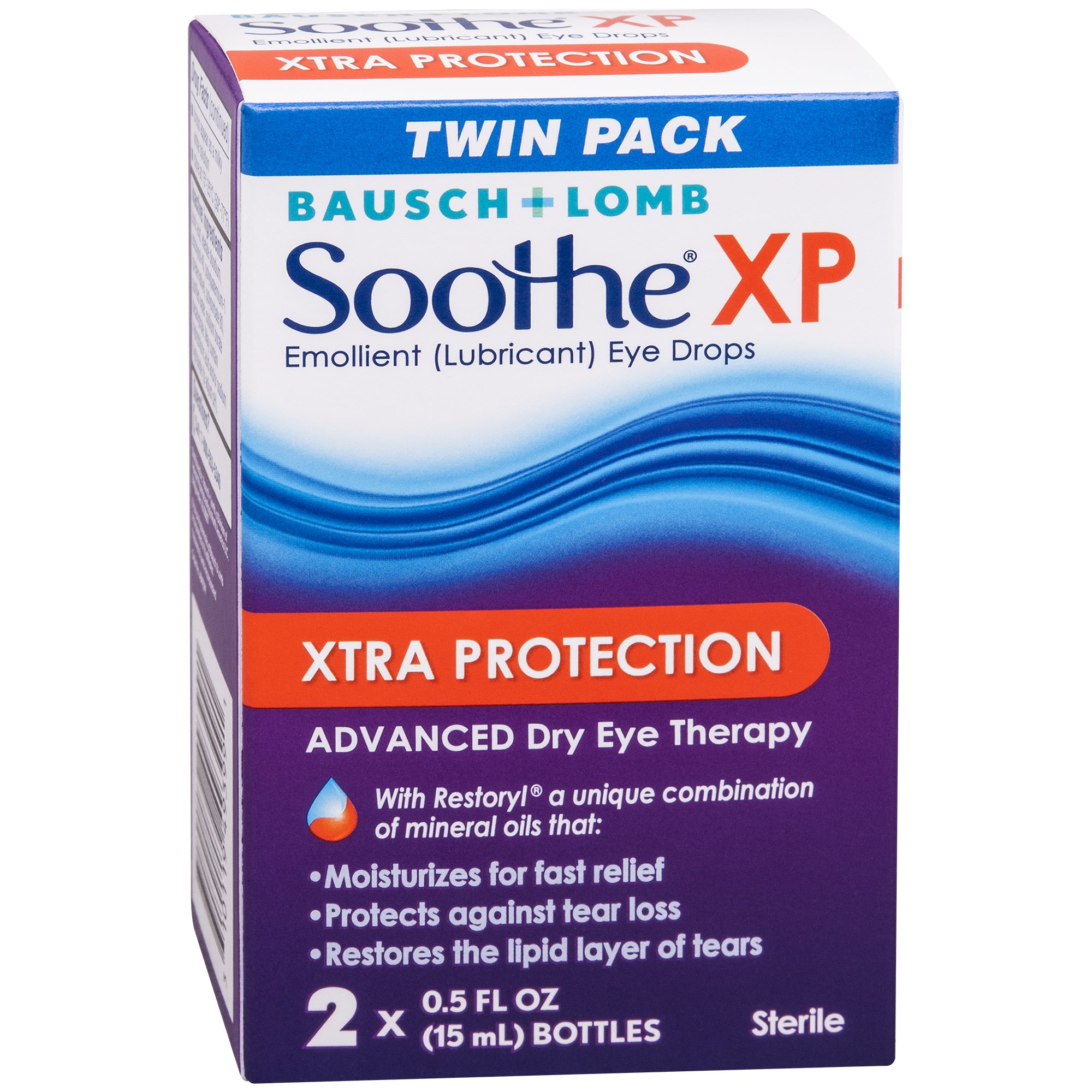 Bausch + Lomb Soothe XP Dry Eye Drops, Xtra Protection Lubricant Eye ...