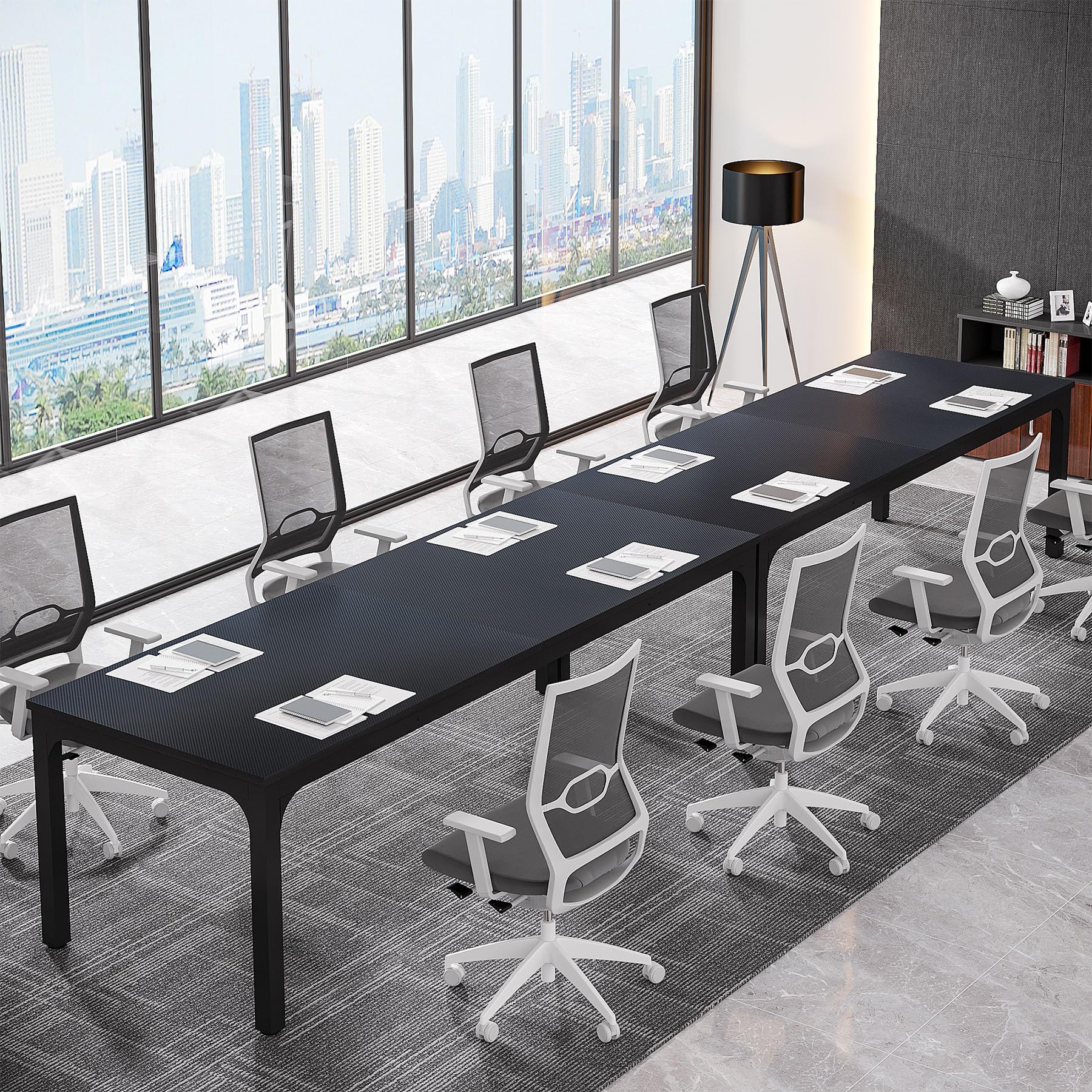 Snapklik.com : Tribesigns 13FT Conference Table,Large Rectangle Meeting ...