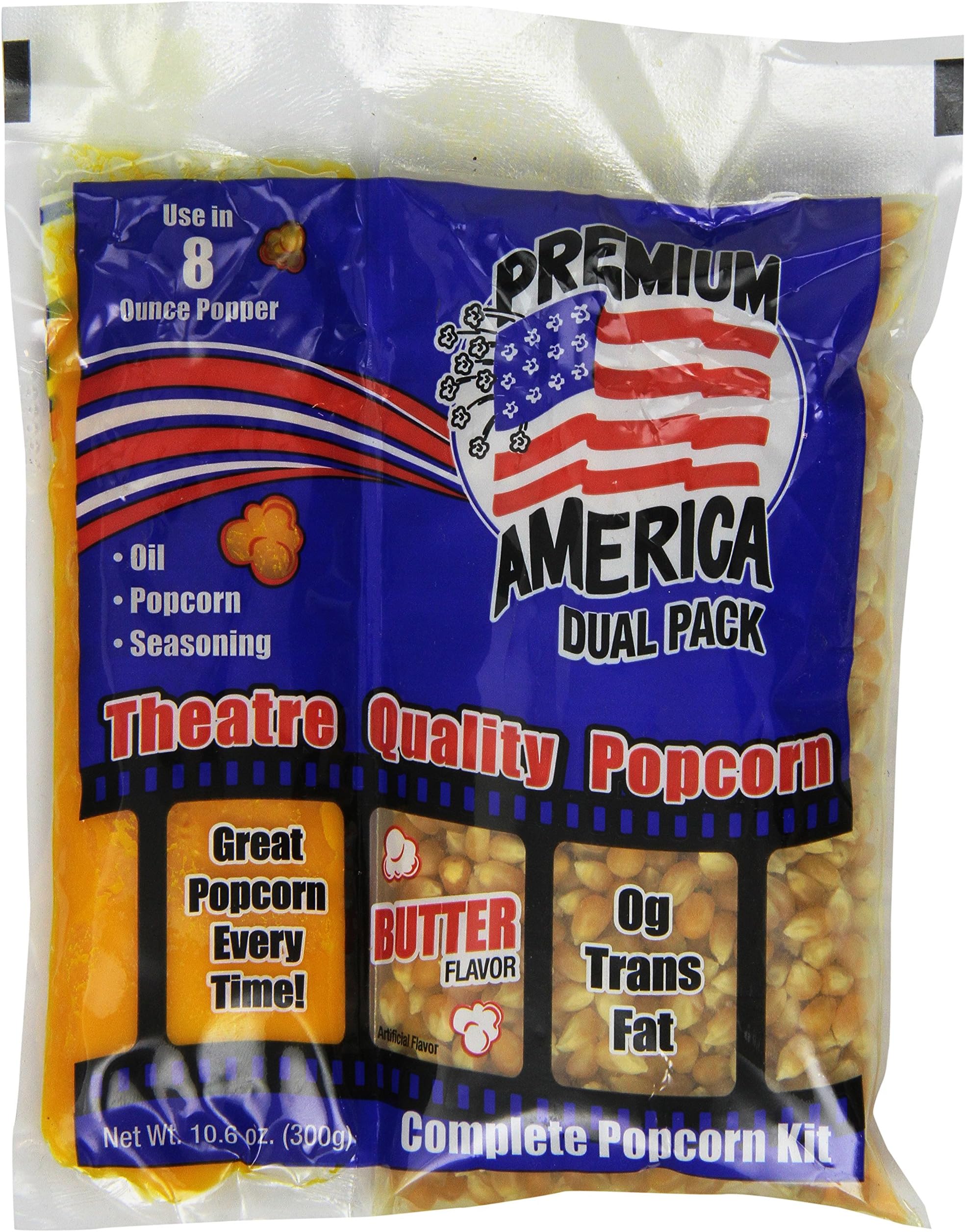 Amazon.com: Great Western Premium America Dual Pack Popcorn, 10.6 Ounce ...