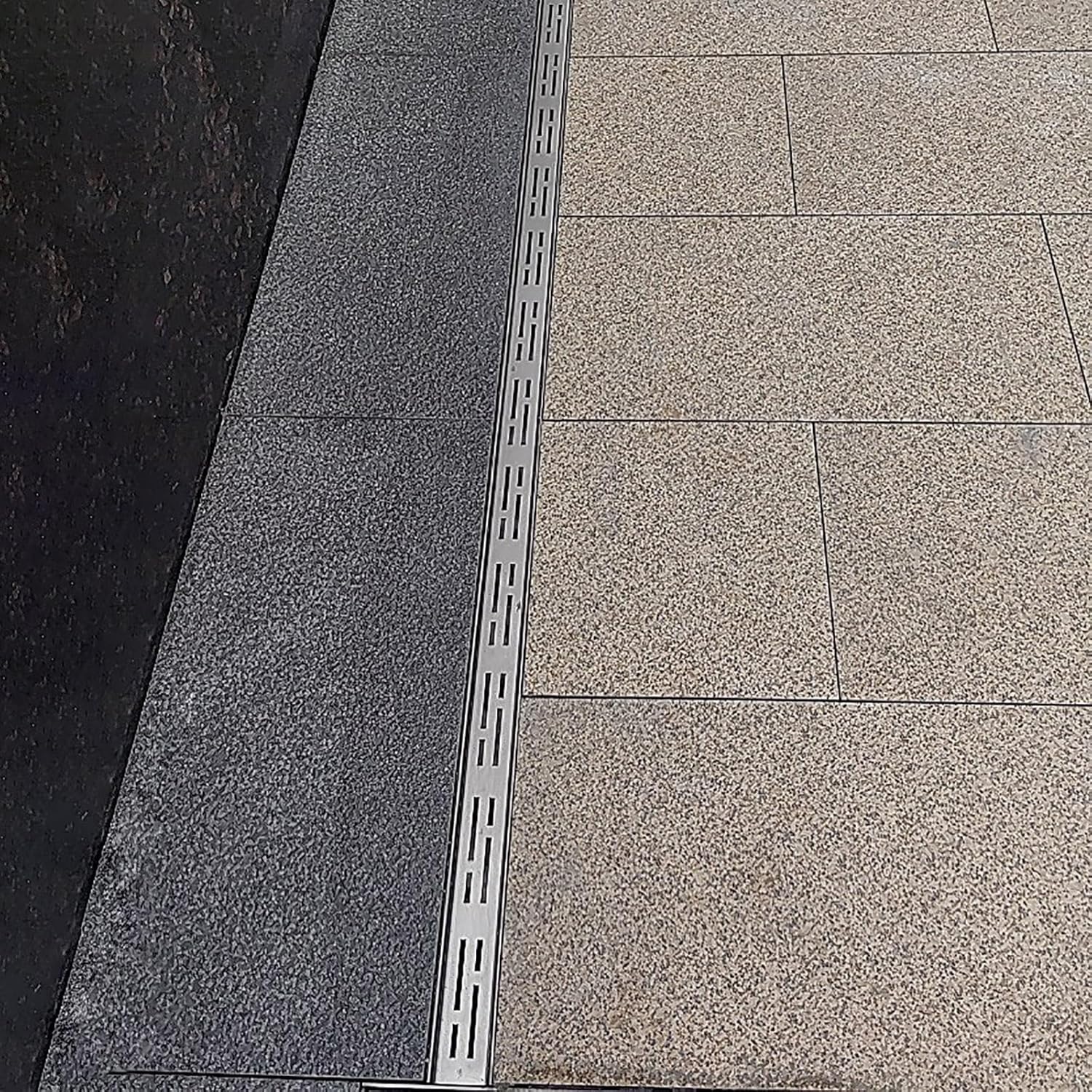 Amazon.com: Channel Drain Pipe Outdoor Trench Drainage System - Side ...