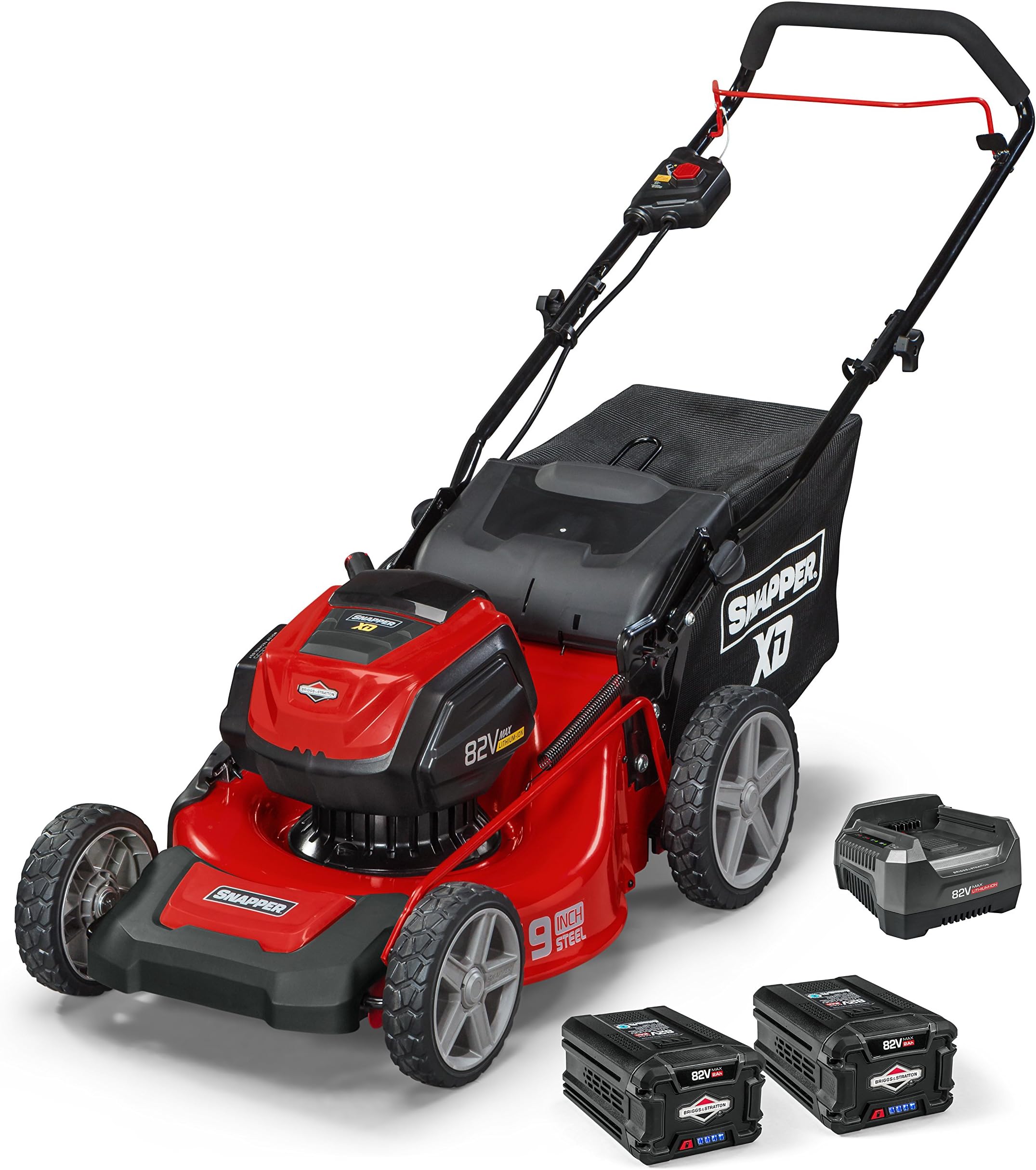 Amazon.com : Snapper XD 82V MAX Cordless Electric 19" Push Lawn Mower ...