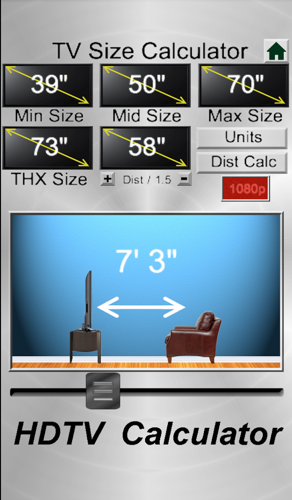 HDTV Calculator - App on Amazon Appstore