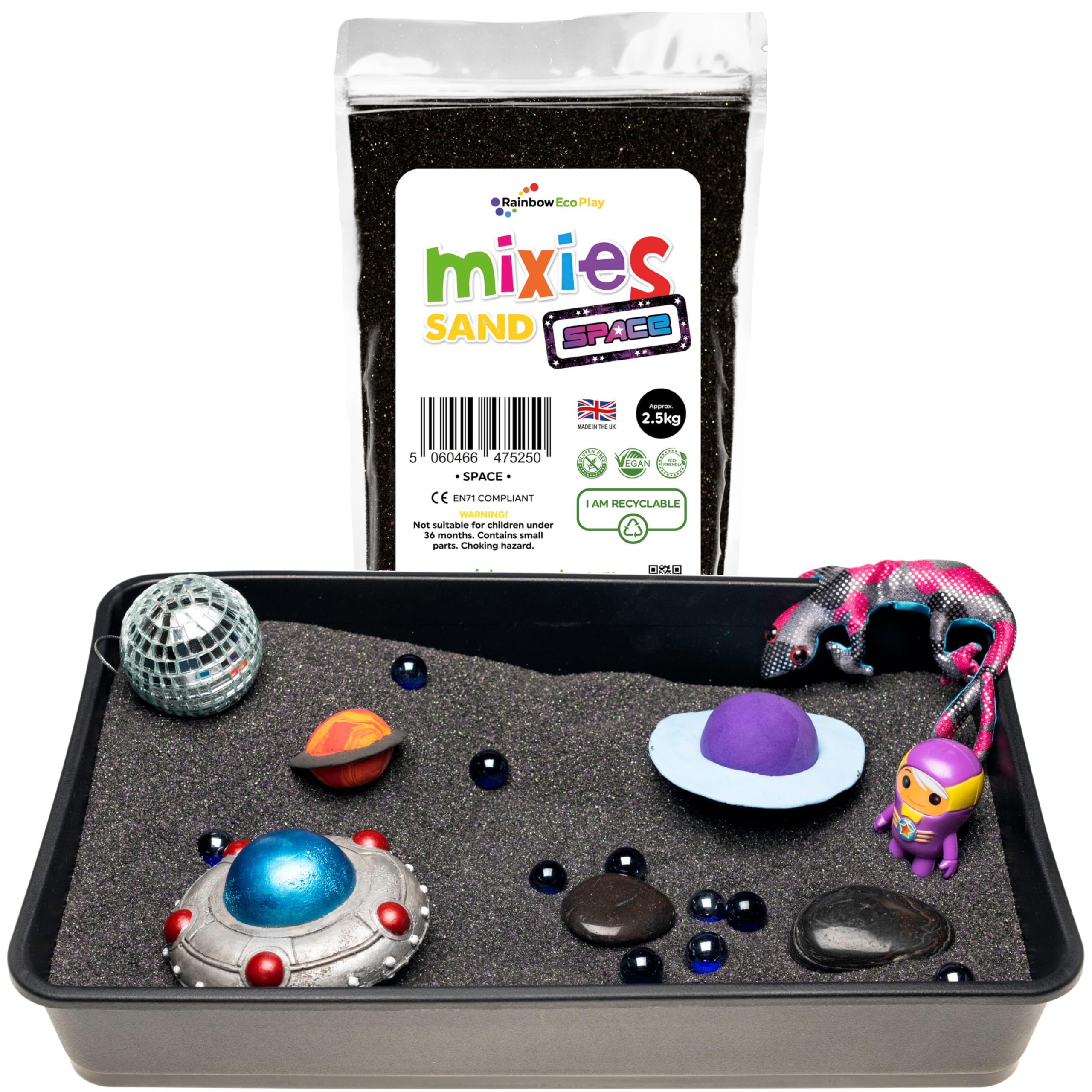 Rainbow Eco Play – Sensory Toys - Play Sand for Kids – Coloured Sand ...