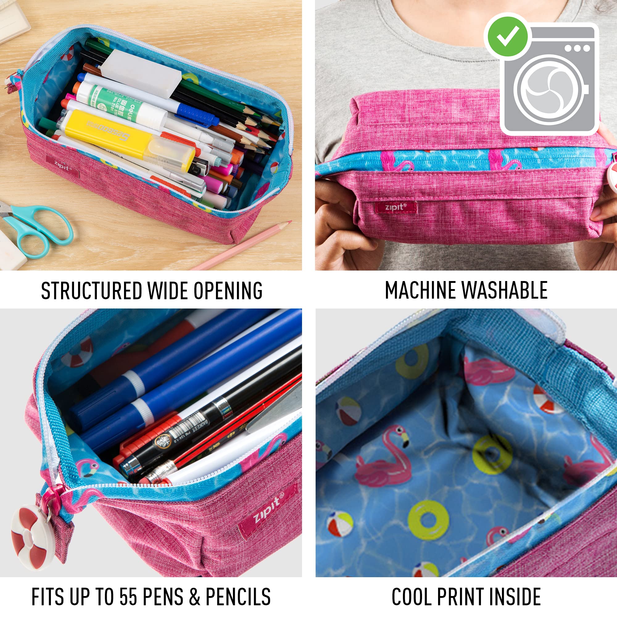 Snapklik.com : ZIPIT Lenny Pencil Case