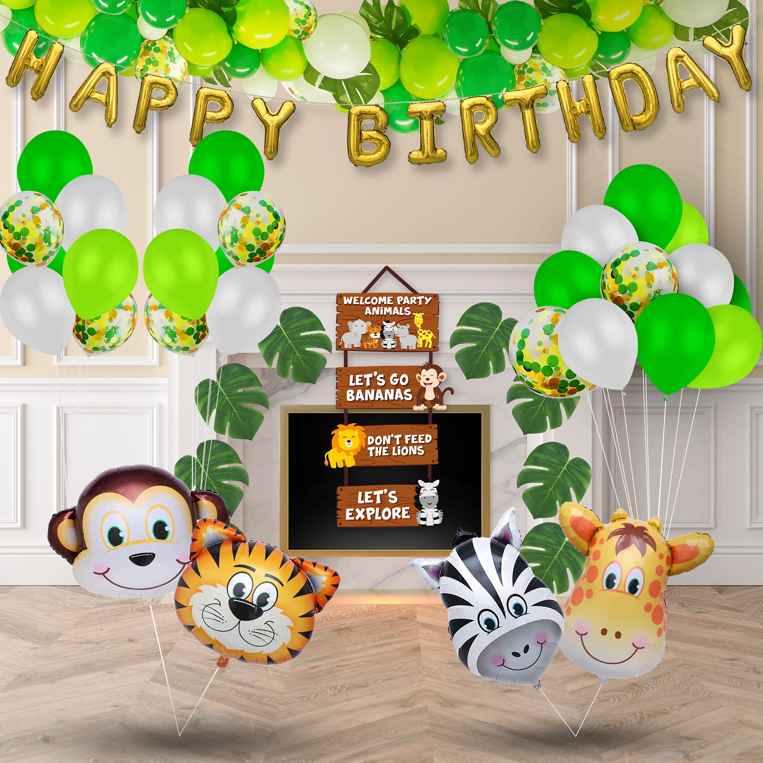 Belec Jungle Theme Party Decorations For Safari Jungle Party Set ...