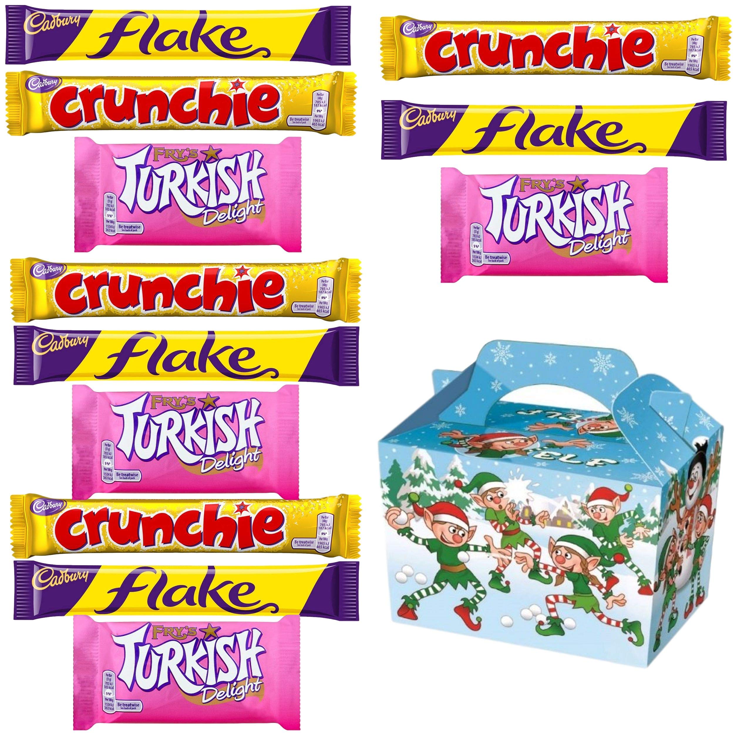 British Chocolate Candy Selection Box Cadbury Crunchie X4 Cadbury Flake ...