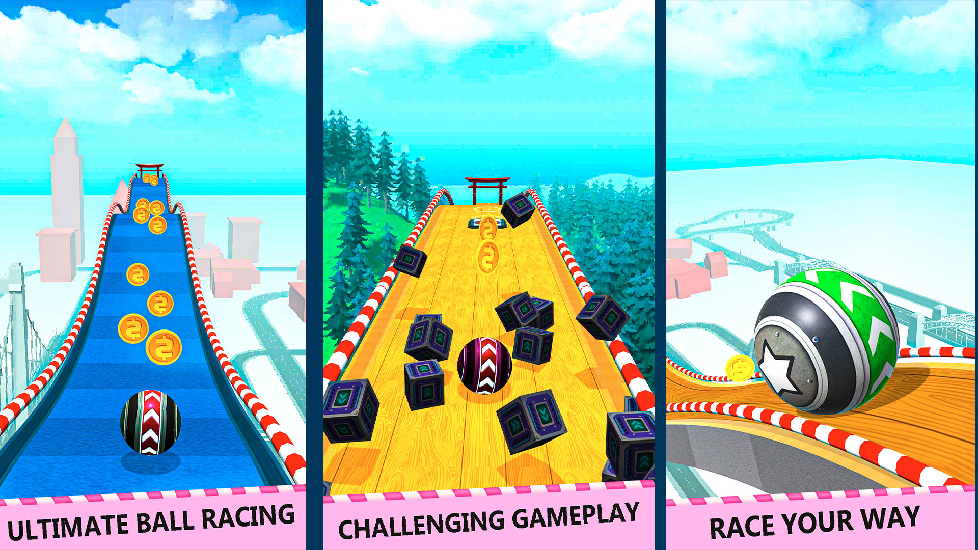 Rolling Balls Rush 3D: Super Sky Go Fast Action Ball Racing Challenge Adventure - App on Amazon ...