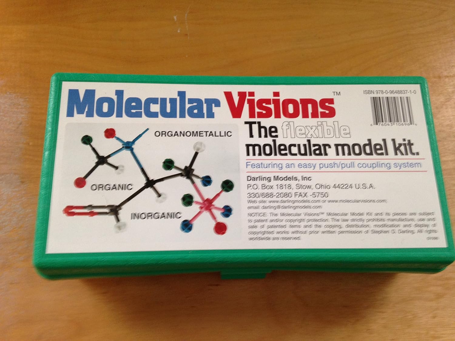 Amazon.com: Molecular Visions: The Flexible Molecular Model Kit ...