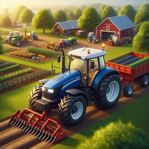 Farming Tractor Driving Game Tractor Farming Harvest Simulator Farmer ...