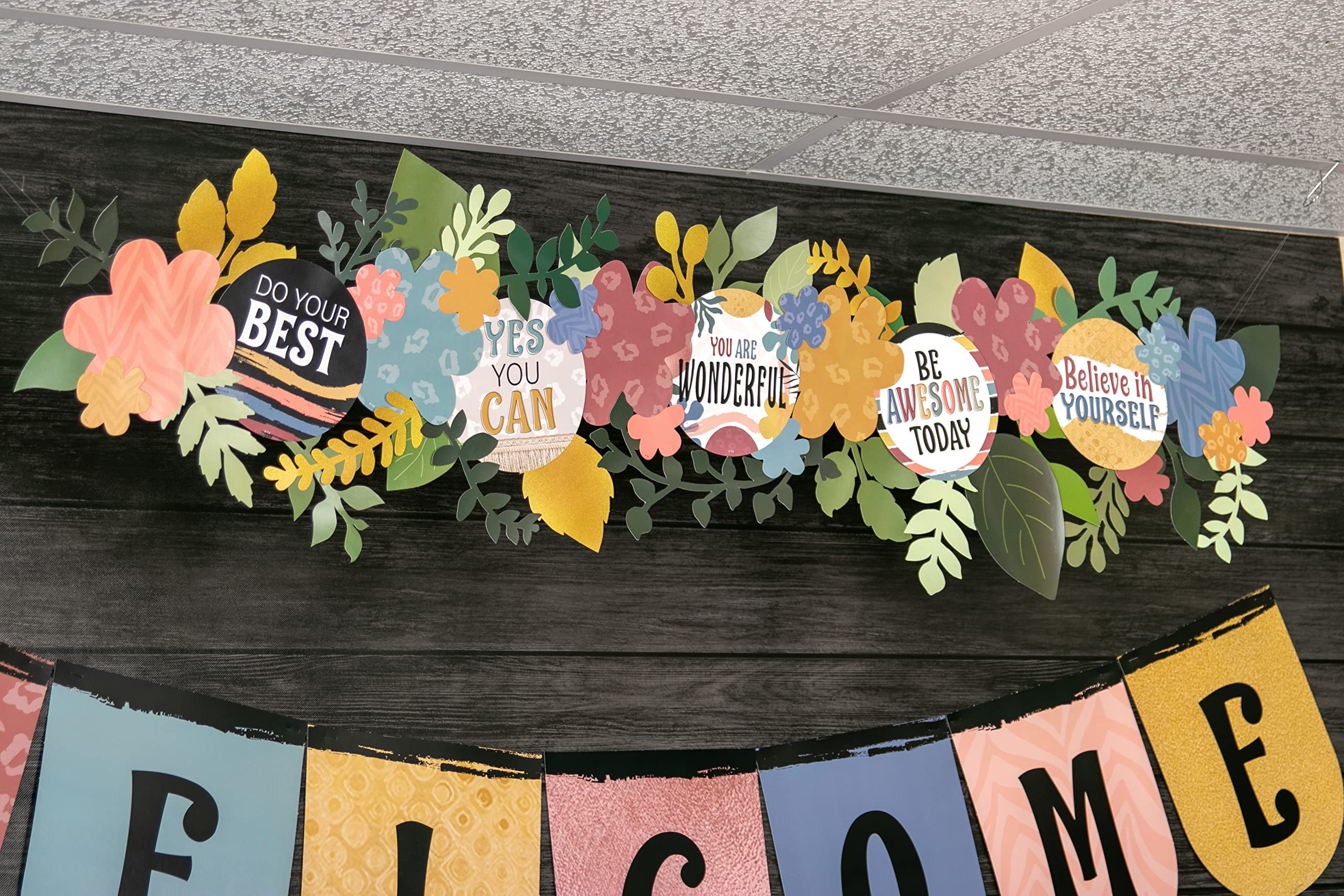 Educational Wall Decor Wonderfully Wild Classroom Banner - Teacher ...