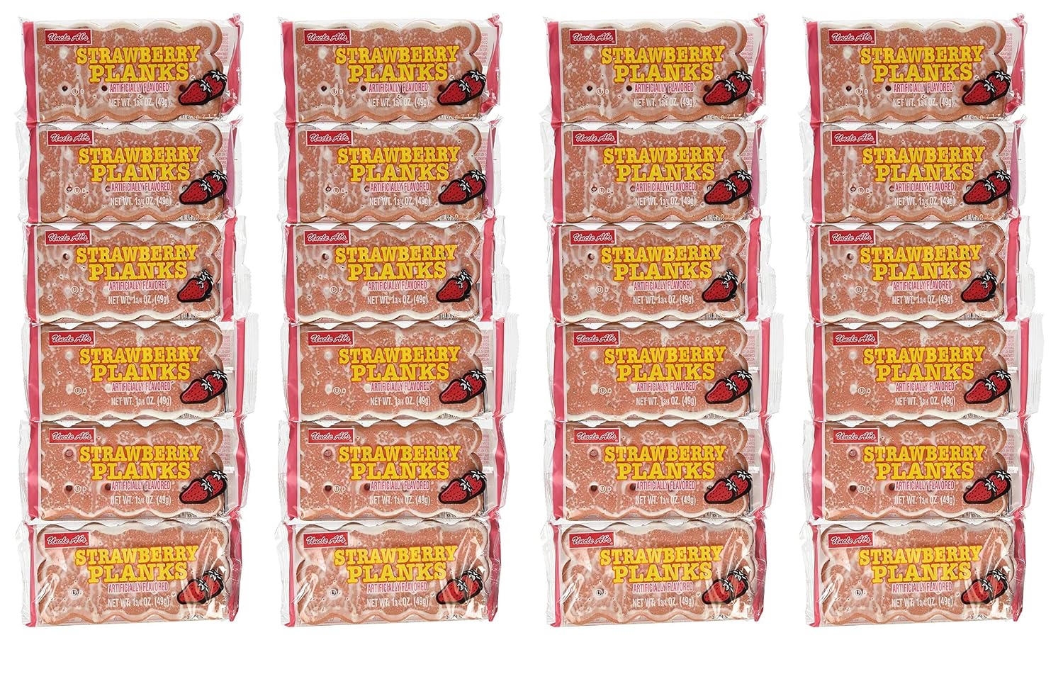 Amazon.com: Uncle Al's Strawberry Stage Plank Cookie 12 Pk. (Sеt оf ...