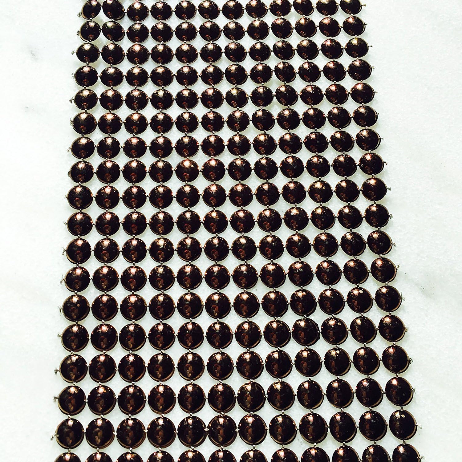 Amazon.com: The Chelsea Metallic Copper Wafer Table Runner, 47 ¼ L x 4 ...