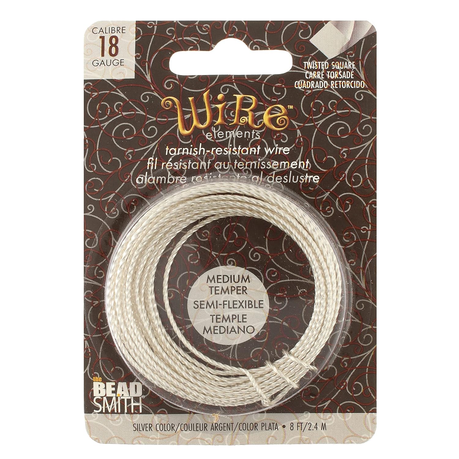 Amazon.com: The Beadsmith Twisted Craft Wire - Wire Elements - Medium ...