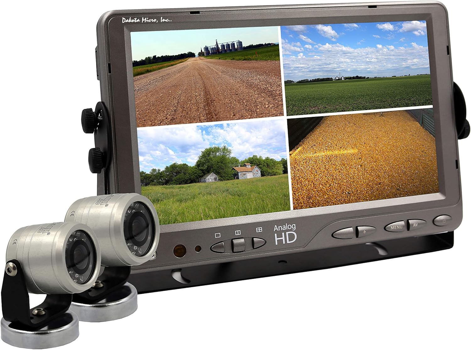 Amazon.com: AgCam High Definition Quad Montior Two Camera System DMAC ...