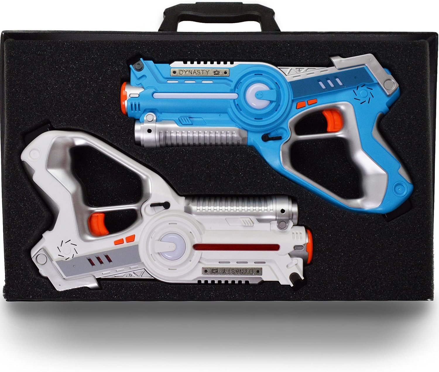Amazon.com: DYNASTY TOYS Family Games Laser Tag Set and Carrying Case ...