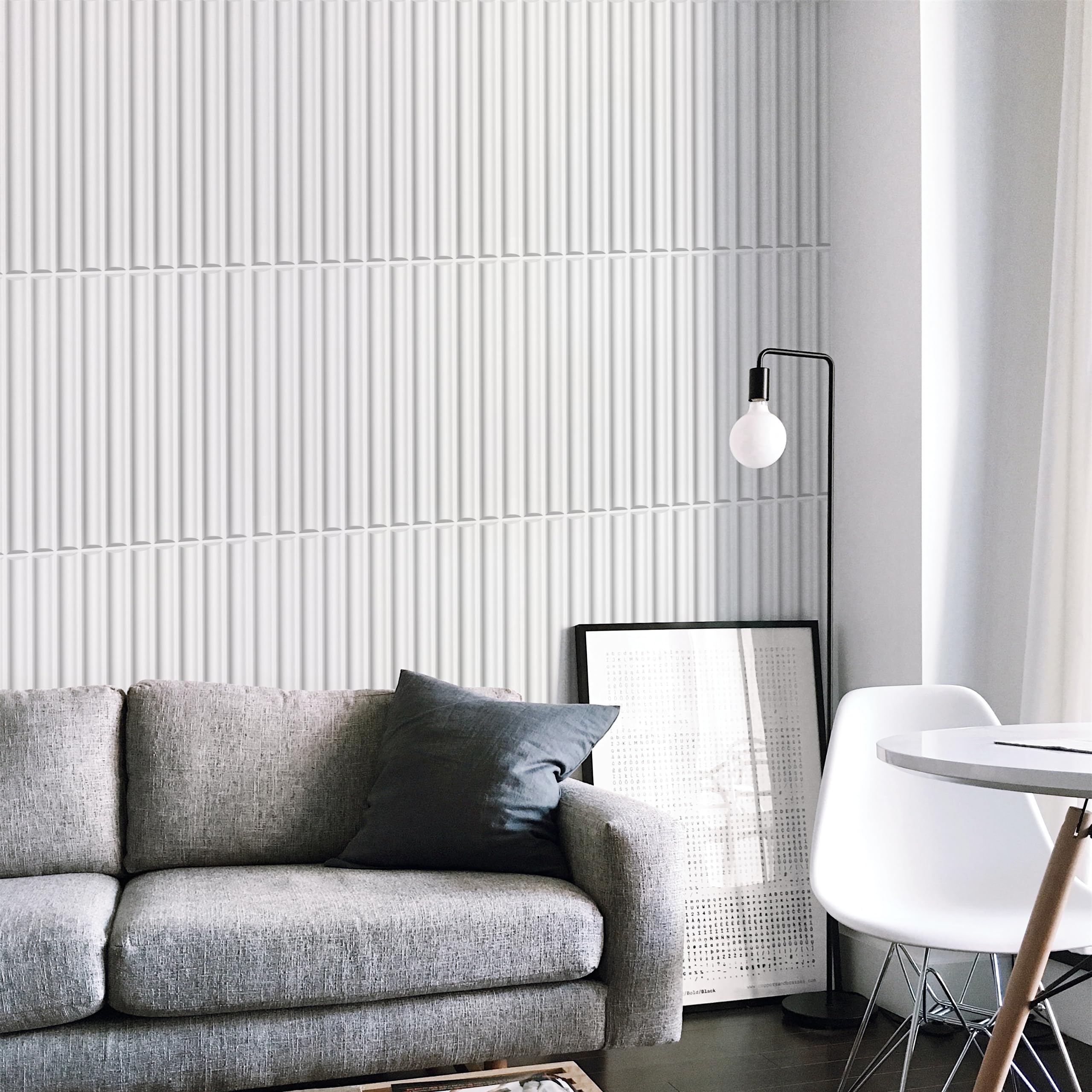 Snapklik.com : STICKGOO 12 PCS 3D Wall Panels, 19.7" X 19.7 ...