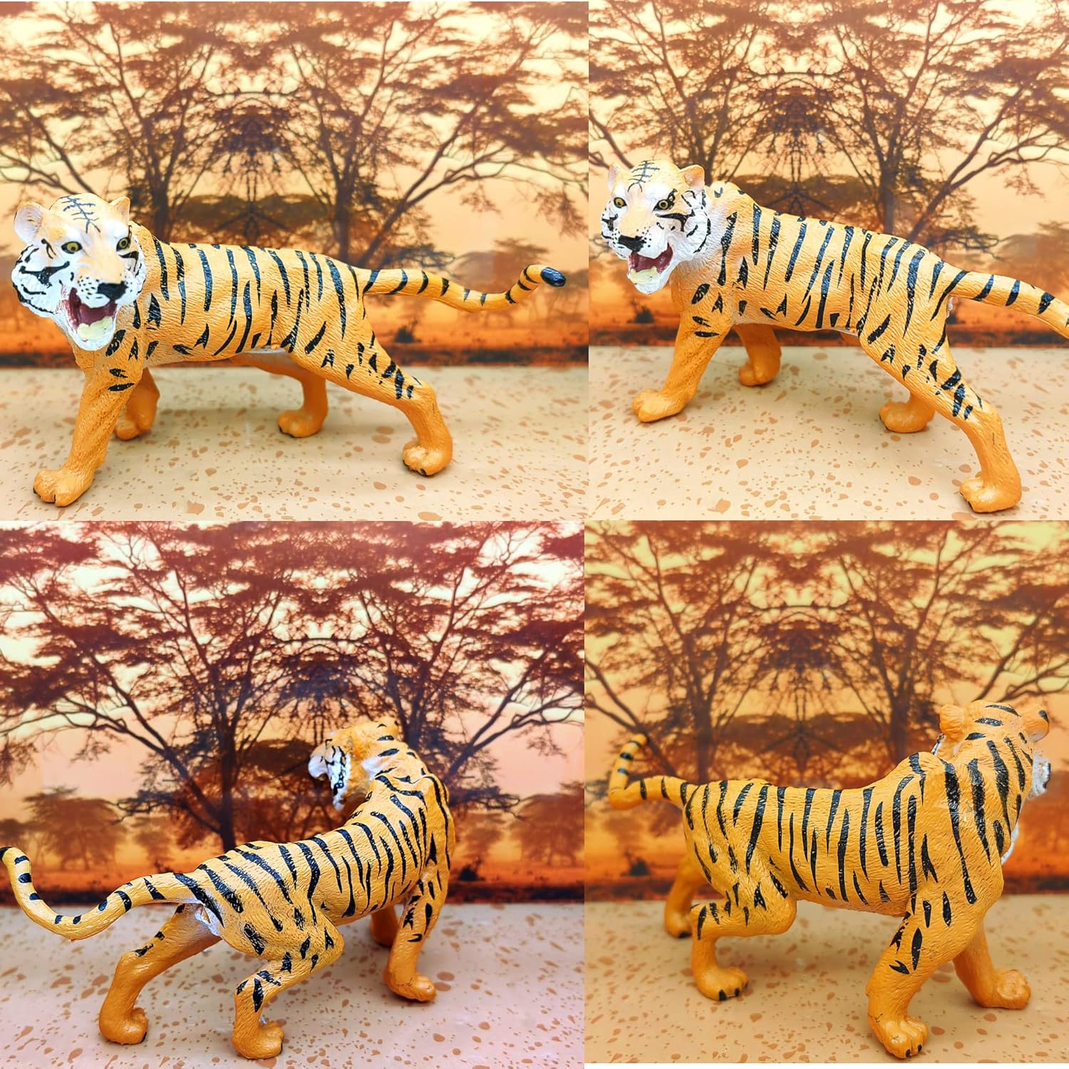 Qiandier Realistic Lion Figurines with Tiger Figures Philippines | Ubuy