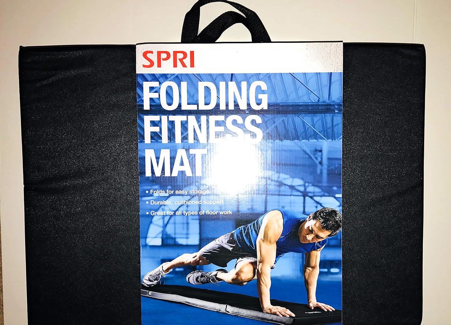 Amazon.com : SPRI Folding Fitness Mat Black : Sports & Outdoors