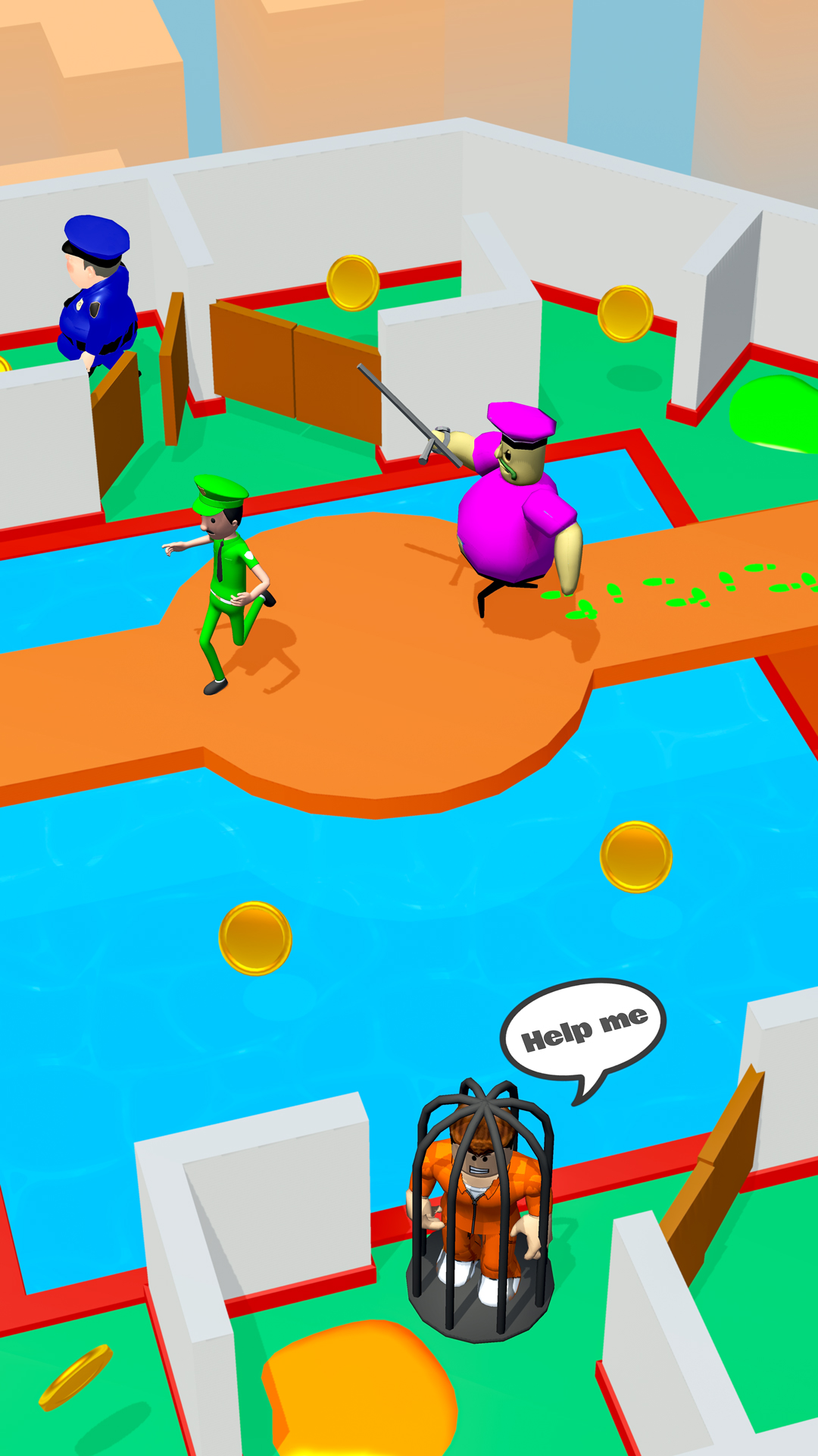 Naughty Stickman Police Fun Escape Prison Hide Run Games 2025 - App on ...