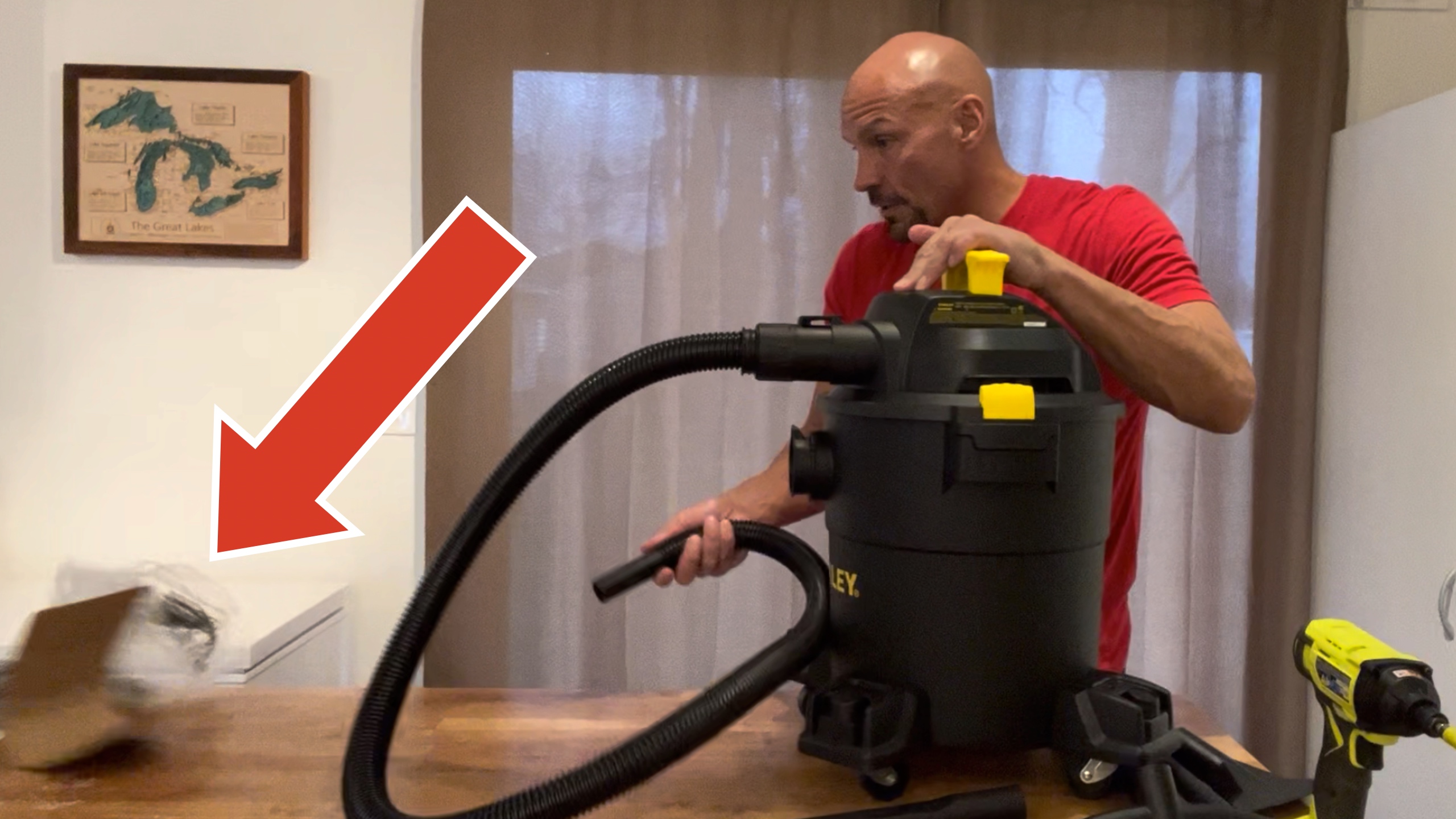 Watch Stanley Wet/Dry Vacuum 6 Gallon - INSTALL Wheels and DEMO on ...