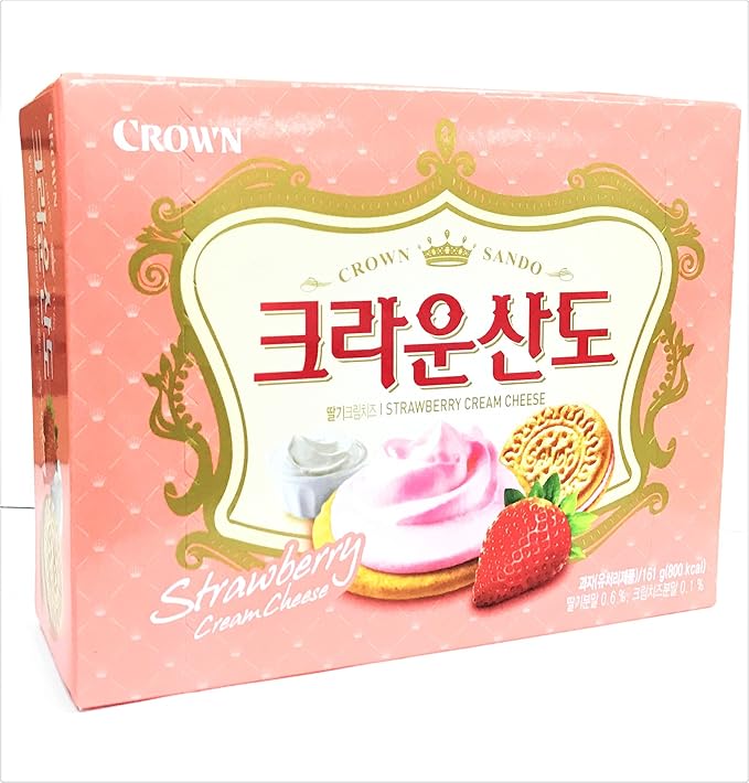 Amazon.com: Crown, Sando Strawberry Cream Cheese, 5.68 Ounce