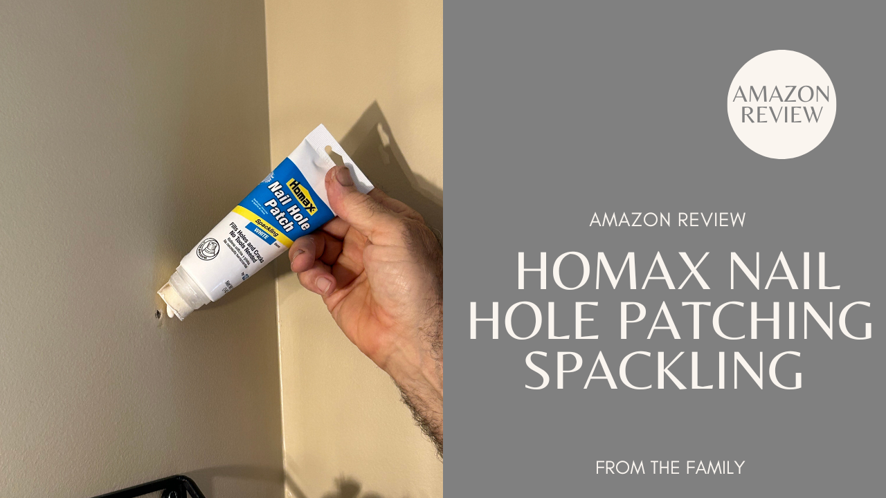 Watch Homax Nail Hole Patch Spackling Review on Amazon Live