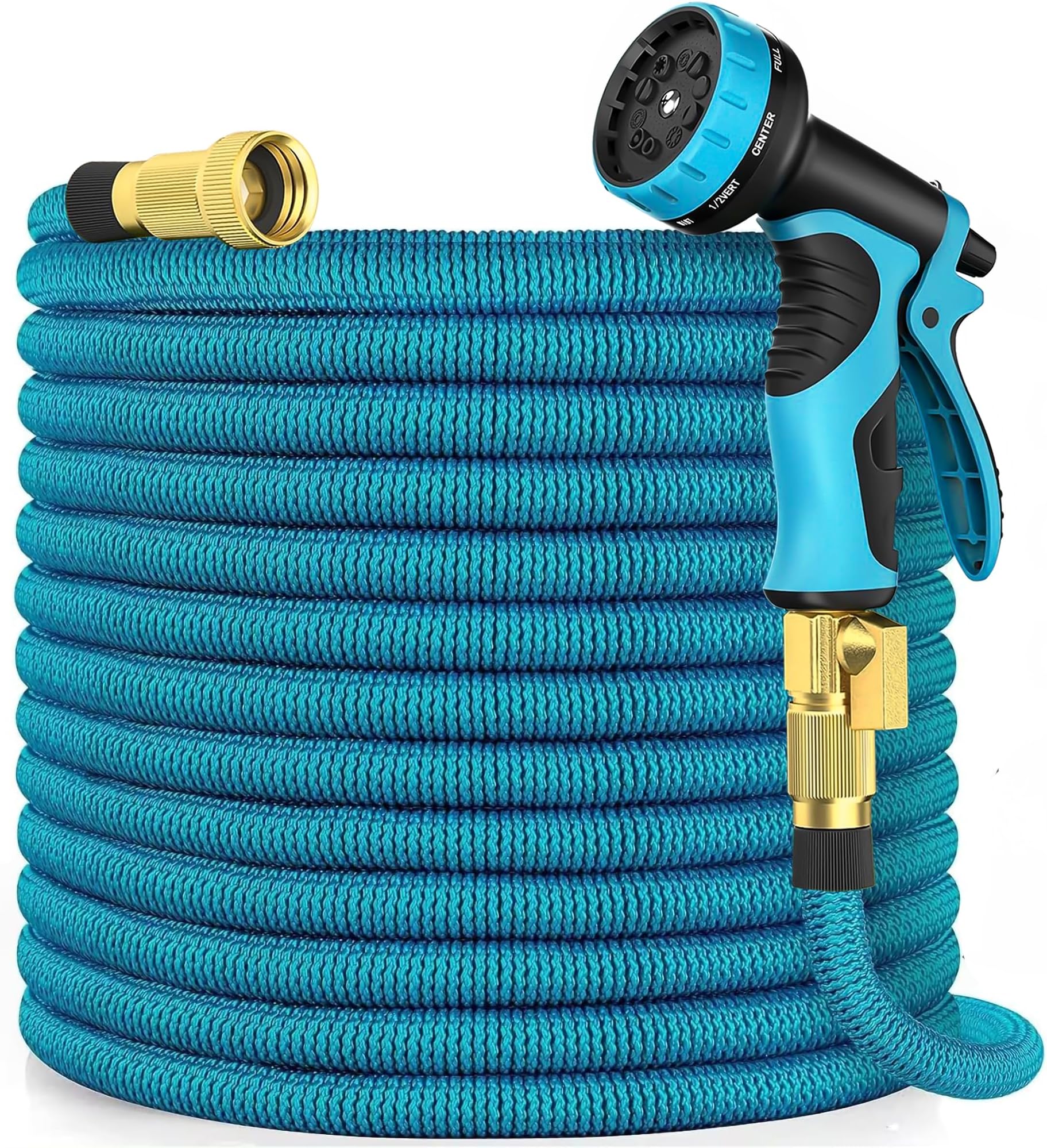 Amazon.com: Expandable Garden Hose 100ft, No-Kink Gardening Flexible ...