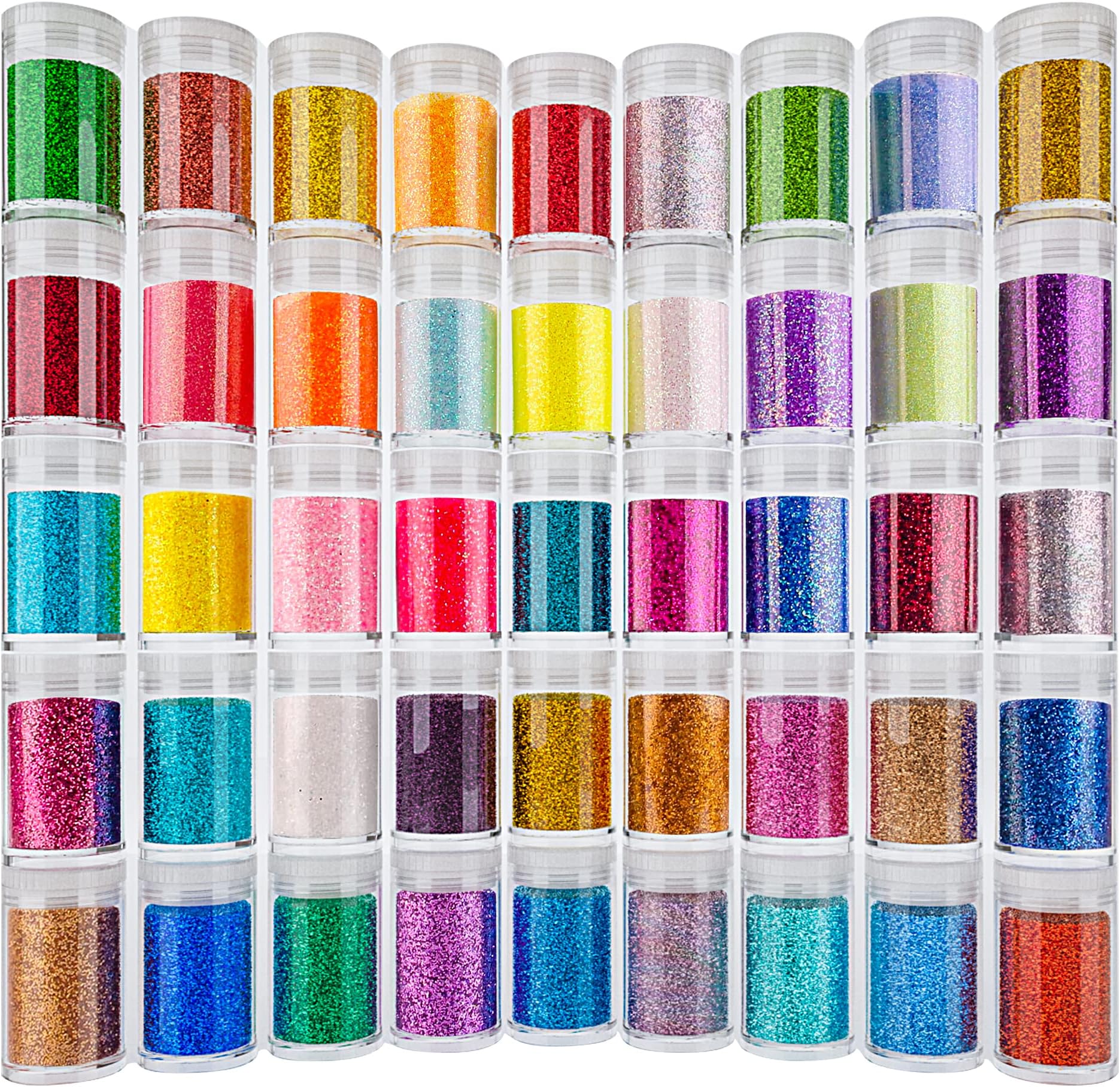 Amazon.com: Glitter for Resin, 24 Colors Fine Glitter Powder Sequins ...