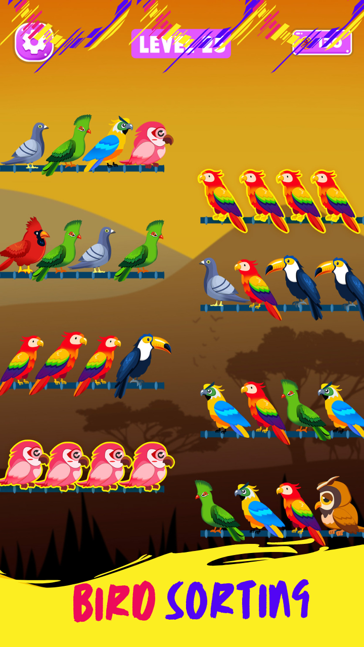 Ga Birds Sorts 2023 | Best Game Puzzle - App on Amazon Appstore