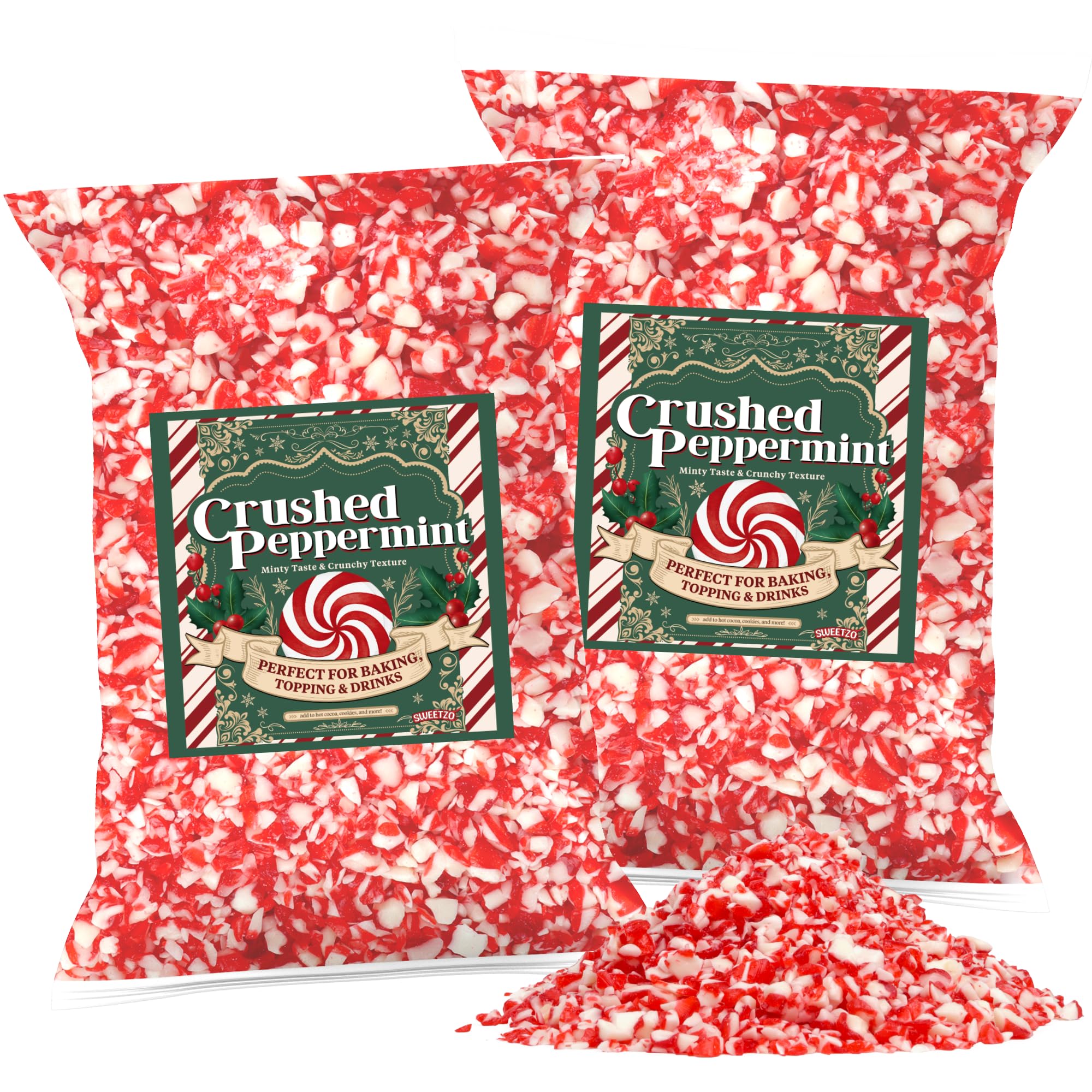 Snapklik.com : Bulk Crushed Peppermint Candy Pieces, Red And White ...