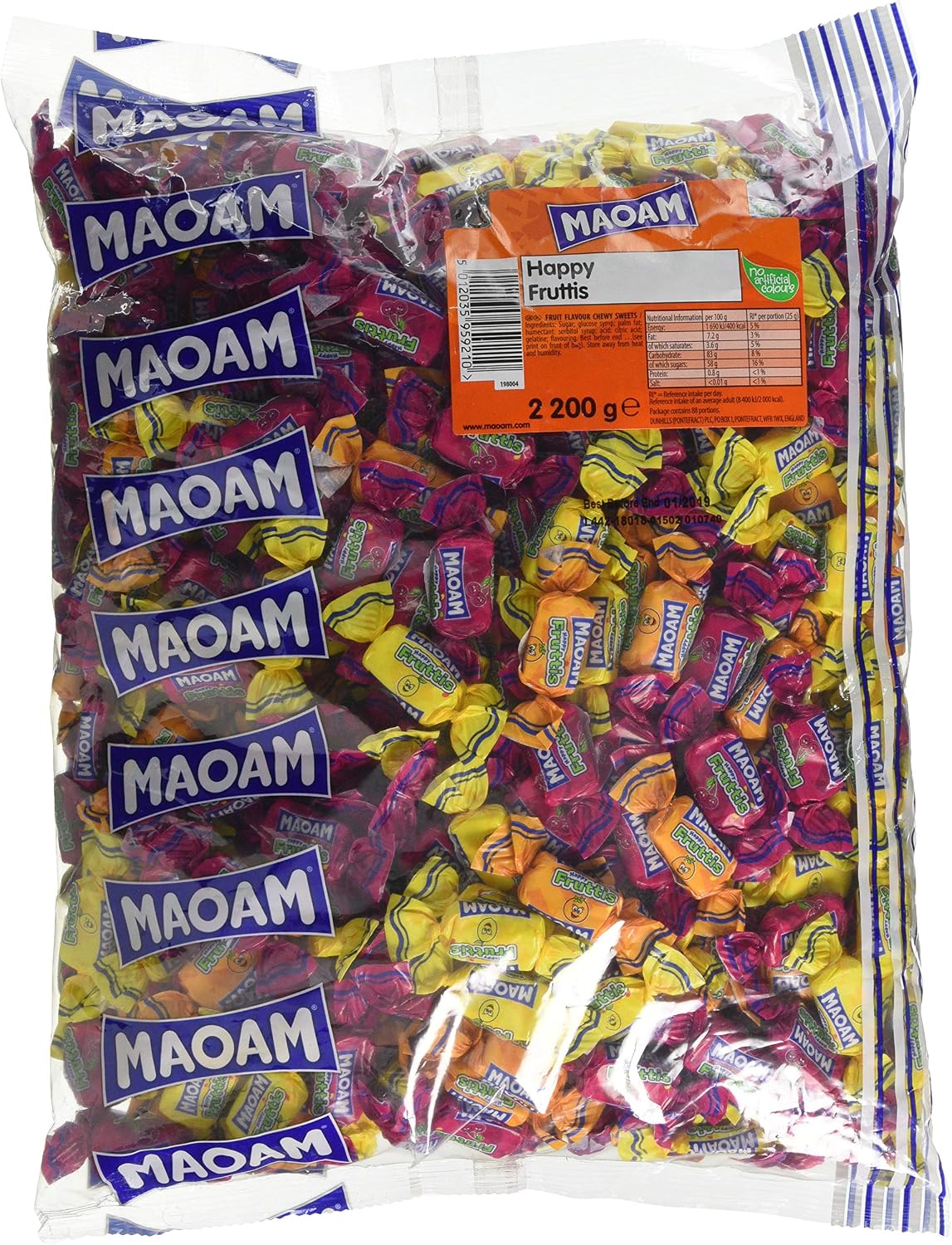 Maoam Happy Fruittis Bulk Fruit Sweets, 2.2kg : Amazon.co.uk: Grocery