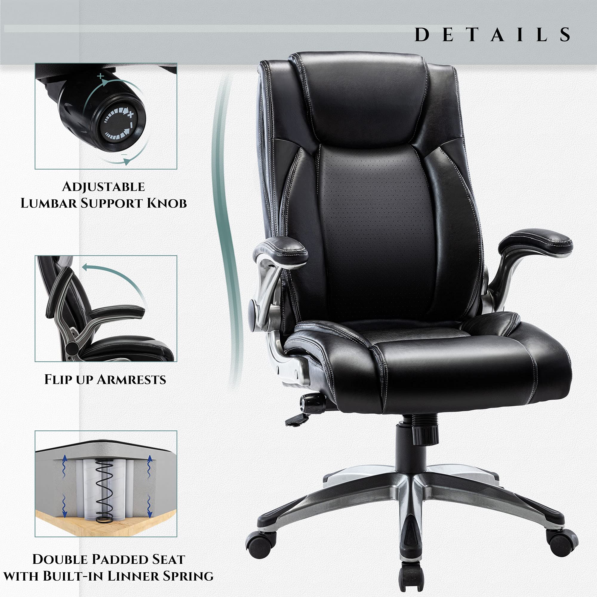 Snapklik.com : COLAMY Executive Office Ergonomic Chair