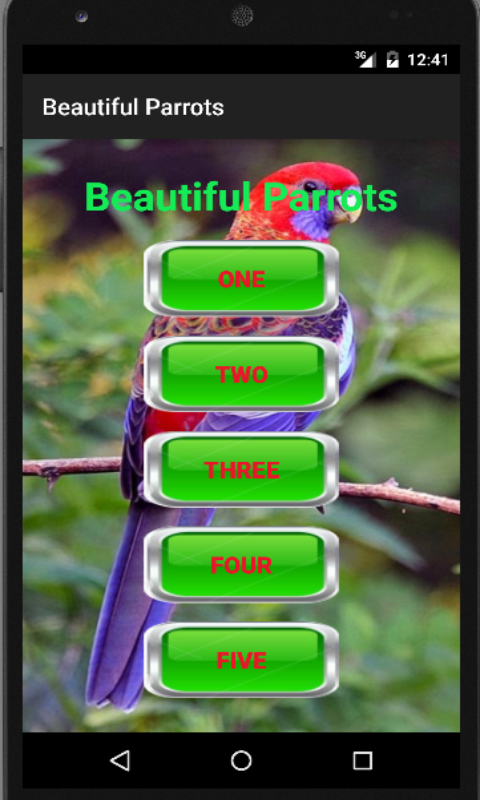 Beautiful Parrots - App on Amazon Appstore